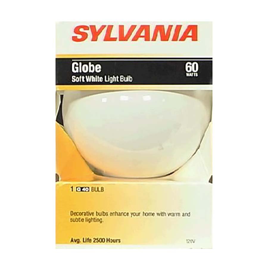 Sylvania G40 60-Watt Globe Soft White Light Bulb - Shop Home ...