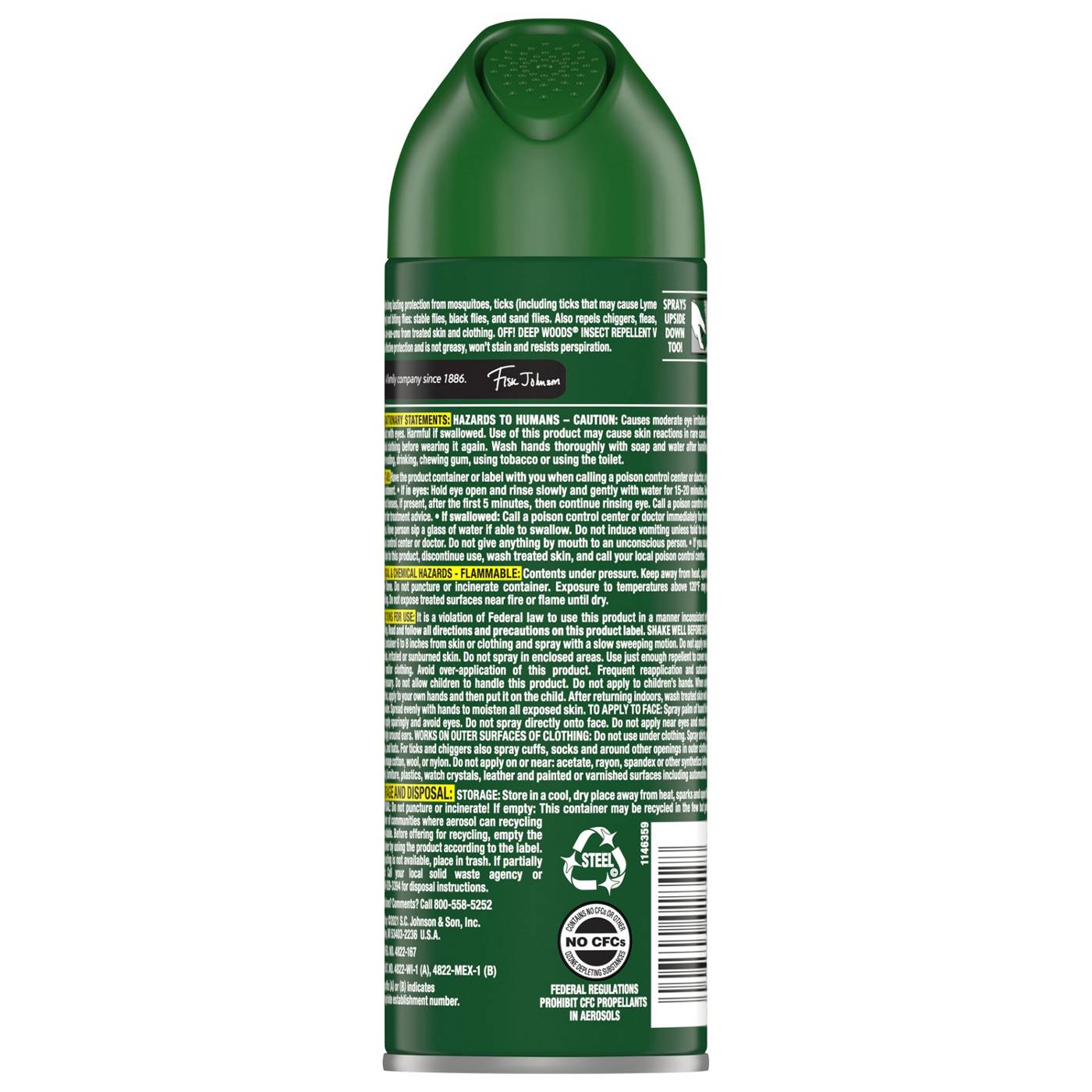 Off! Deep Woods Insect Repellent V - Shop Insect repellant at H-E-B