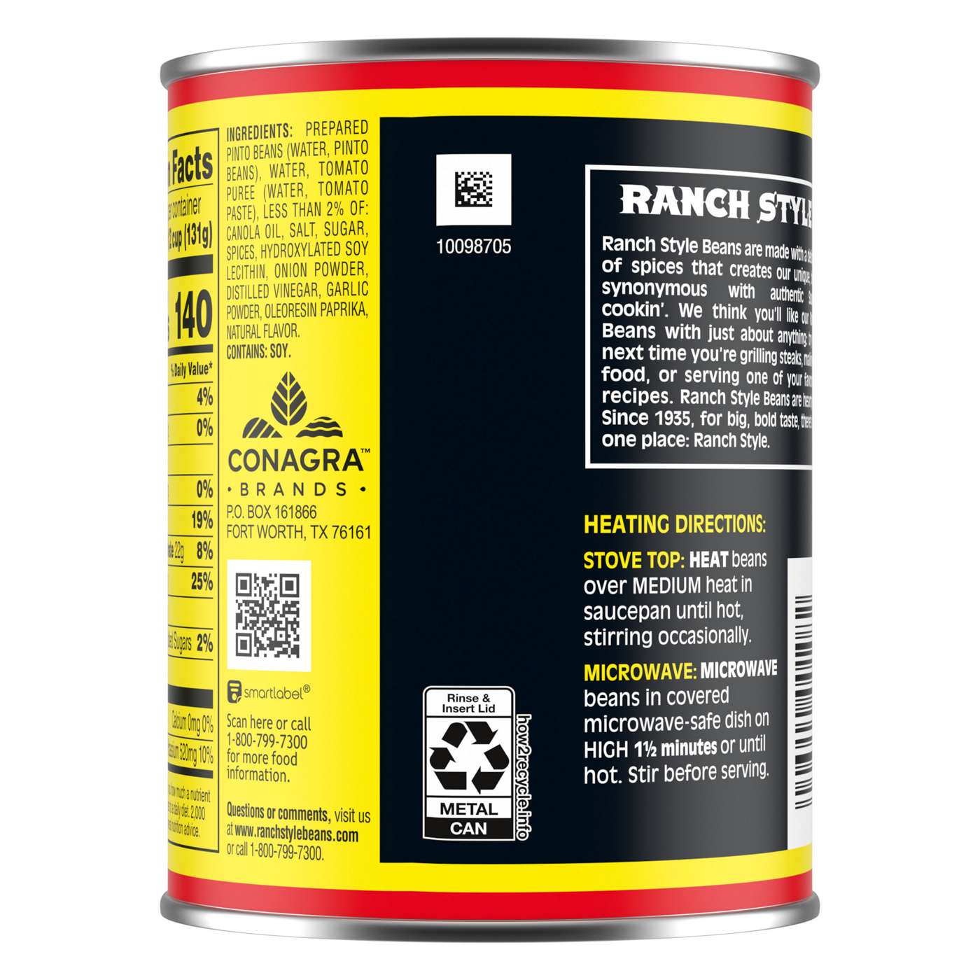 Ranch Style Beans Canned Pinto Beans - Shop Beans & legumes at H-E-B