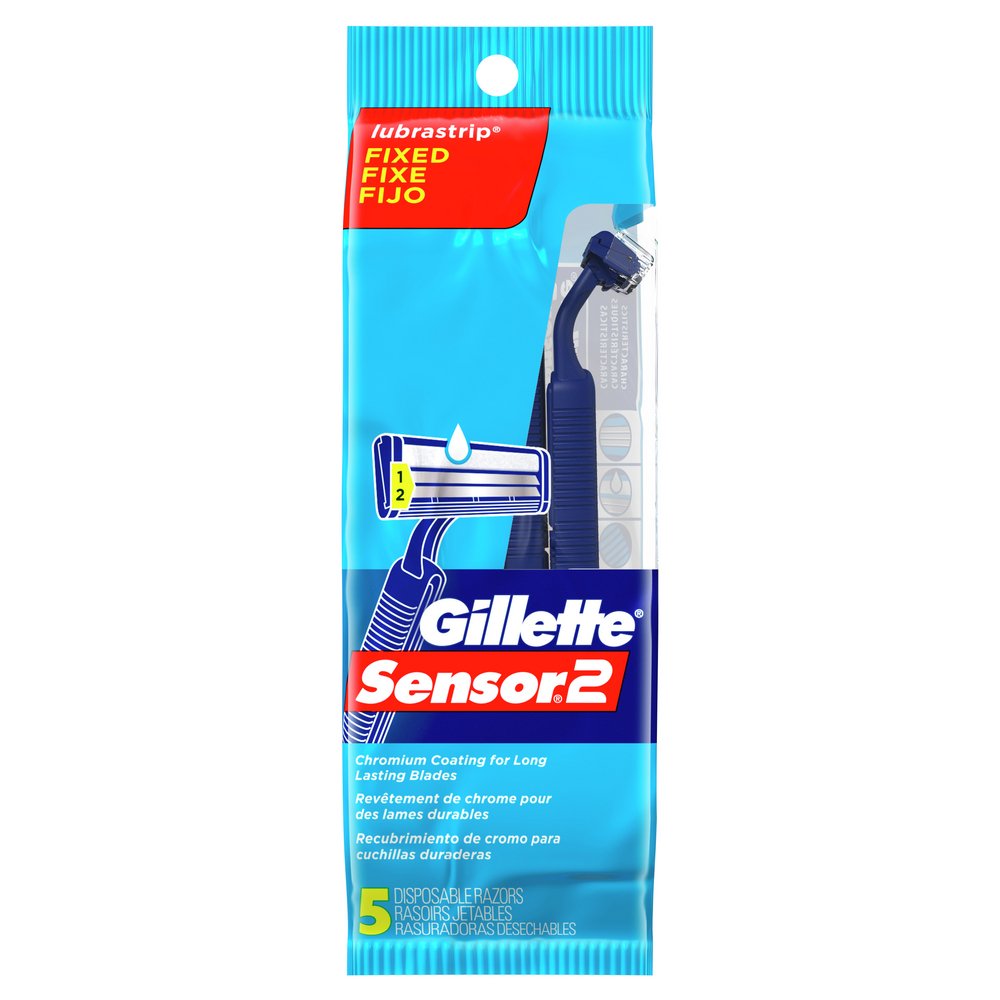 Gillette Sensor2 Disposable Razors - Shop Razors & blades at H-E-B