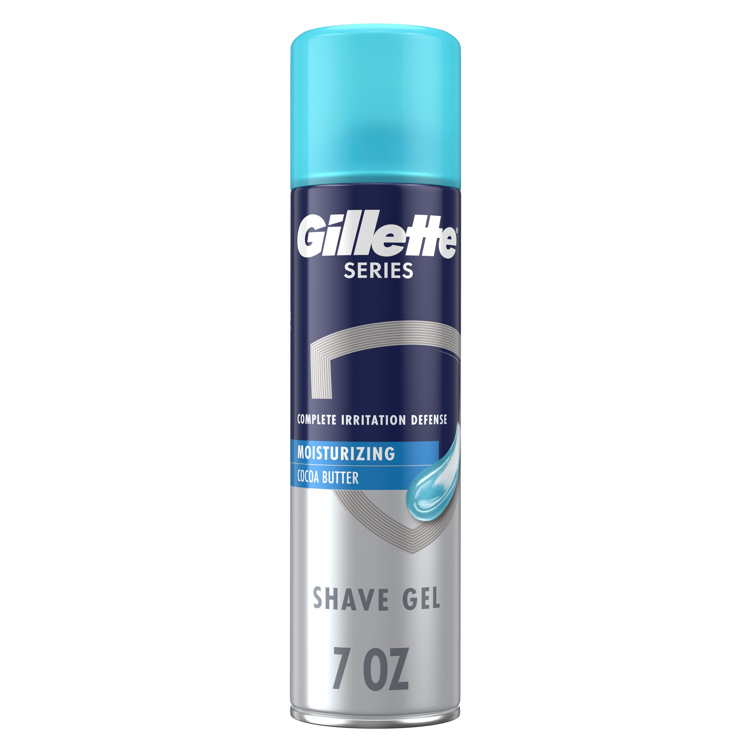Gillette Series Moisturizing Shaving Gel for Men, with Cocoa Butter ...