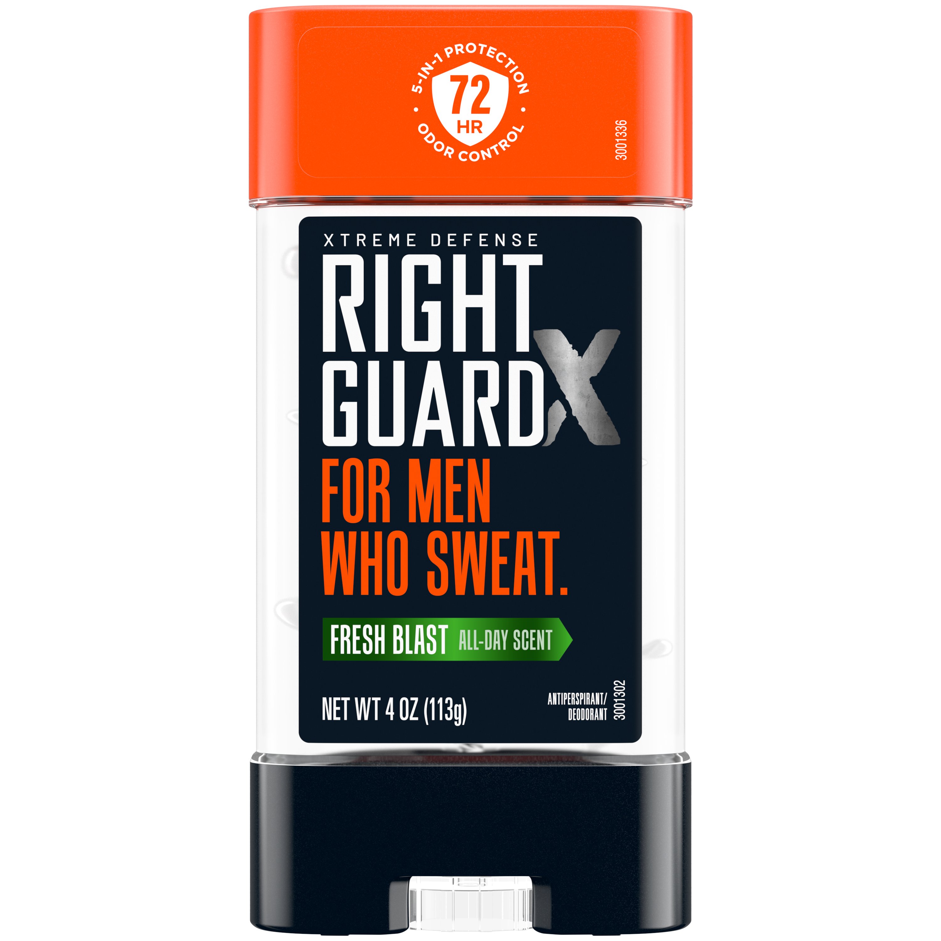 Right Guard Xtreme Defense Antiperspirant Deodorant Gel, Fresh Blast ...