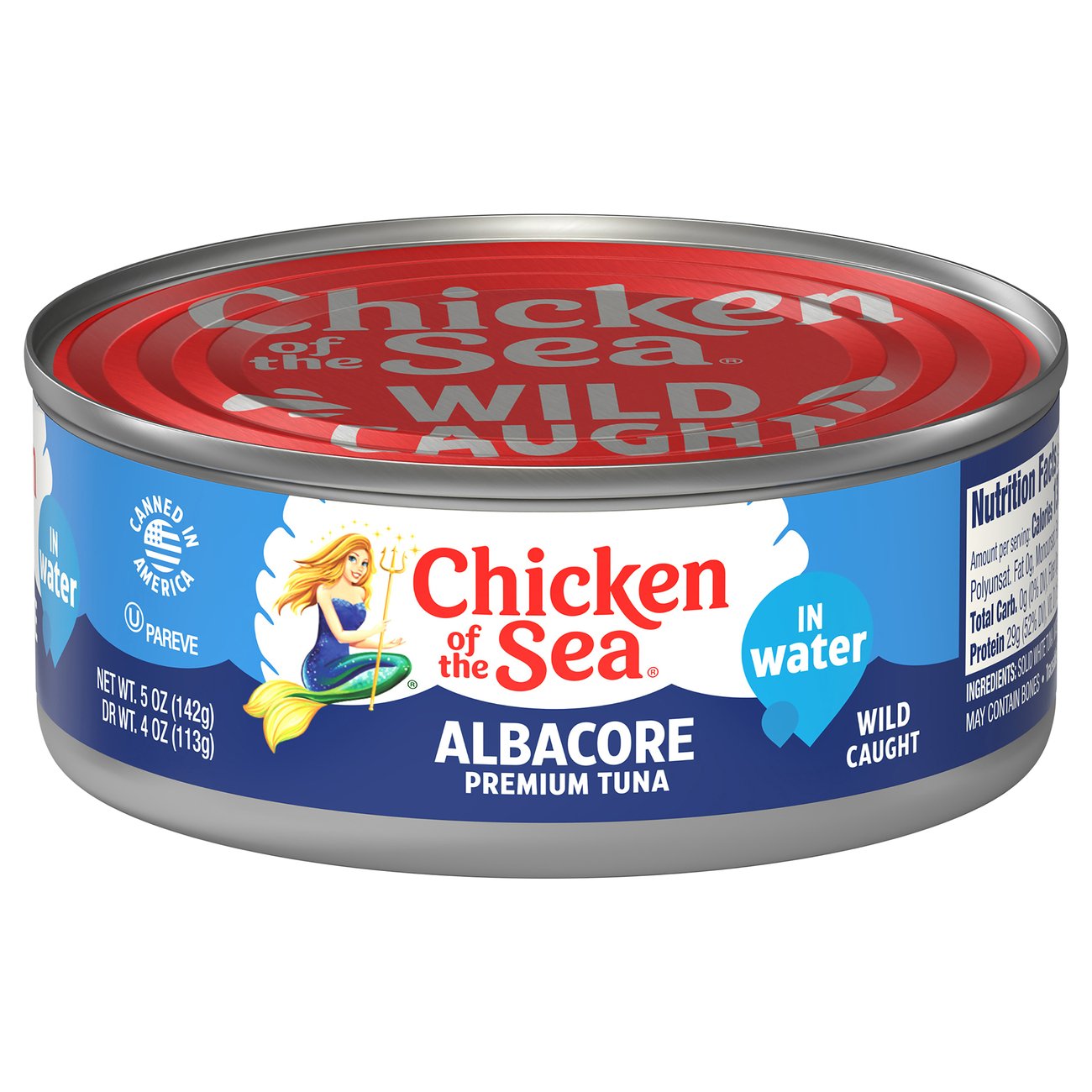Chicken of the Sea Solid White Albacore Tuna in Water - Shop Seafood at ...