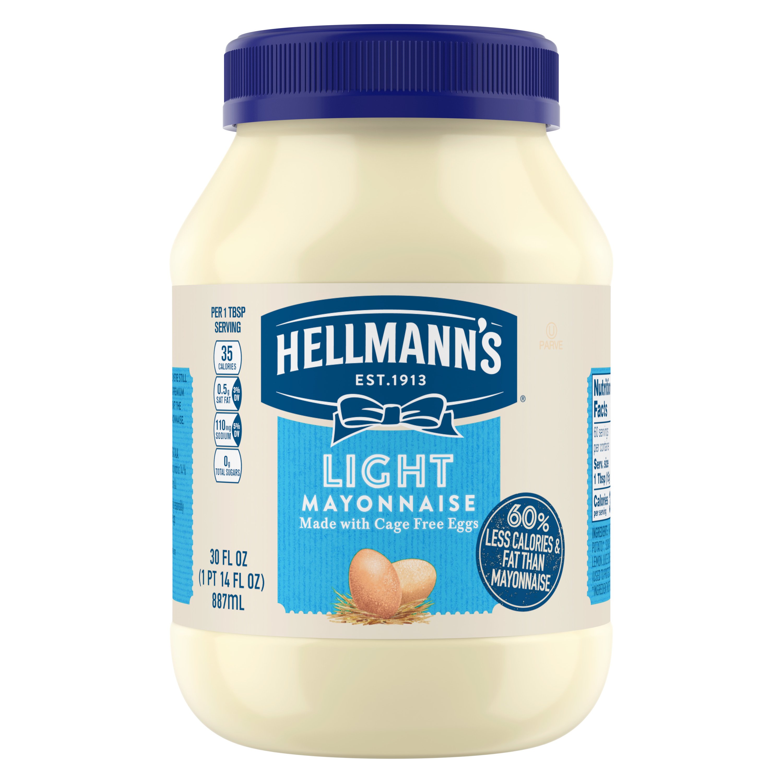Hellmann's Light Mayonnaise Light Mayo - Shop Mayonnaise & spreads at H-E-B