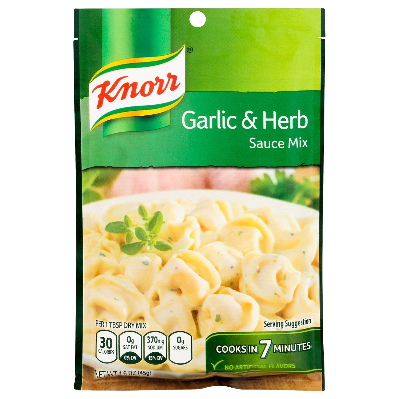 Knorr Knorr Garlic Herb Sauce Mix - Shop Cooking sauces at H-E-B