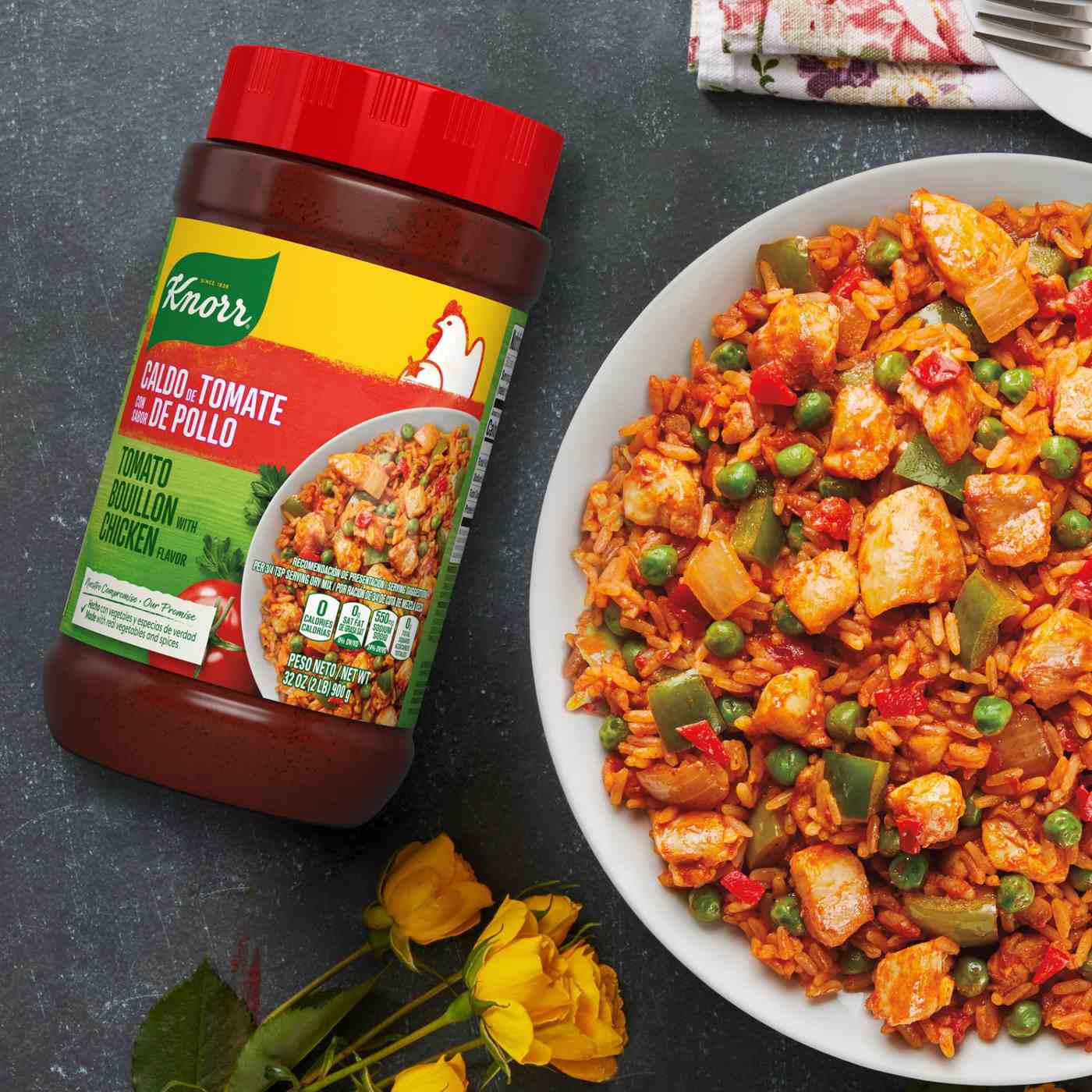 Knorr Tomato Chicken Granulated Bouillon - Shop Broth & bouillon at H-E-B