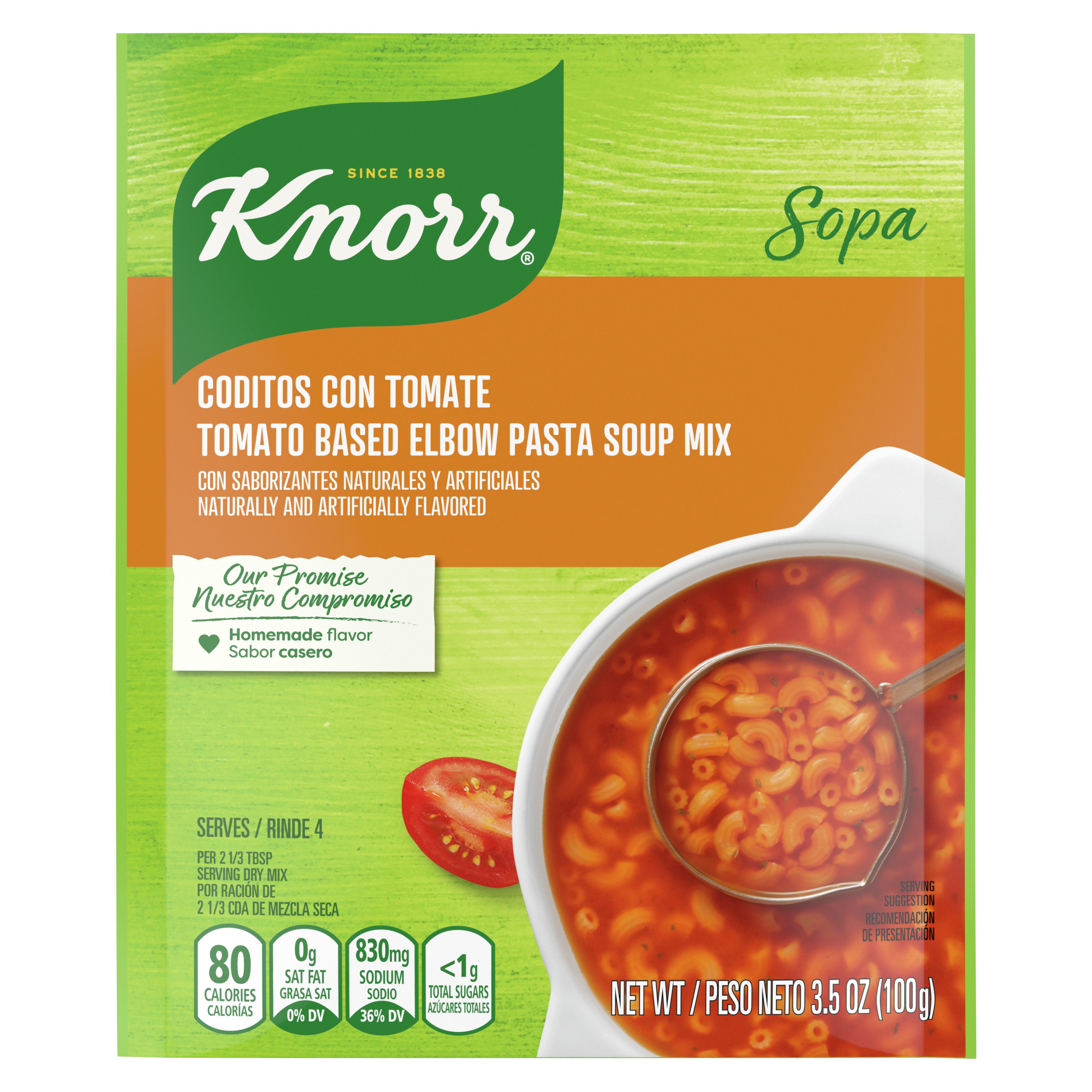 Knorr Sopa Elbow Pasta Tomato Soup Mix - Shop Soups & chili at H-E-B