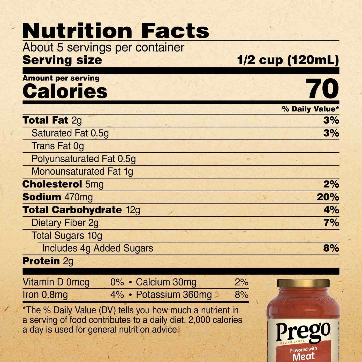 Prego Flavored with Meat Pasta Sauce - Shop Pasta sauces at H-E-B