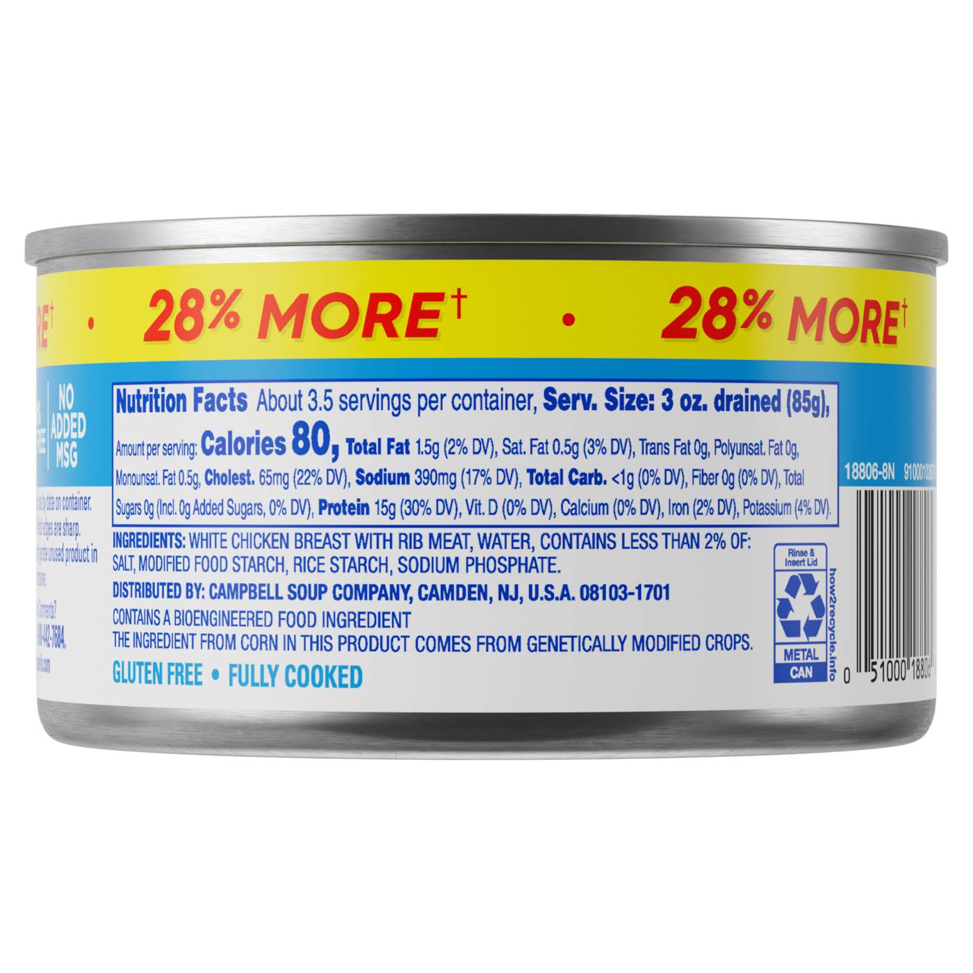 Swanson White Premium Chunk Canned Chicken Breast in Water - Shop Meat ...