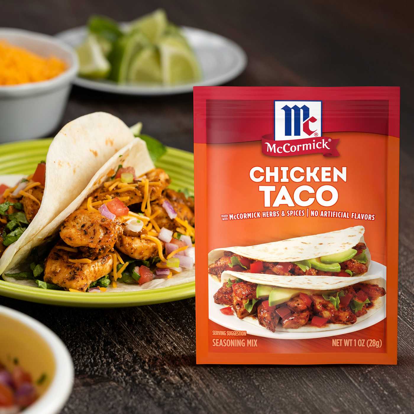 McCormick Chicken Taco Seasoning Mix - Shop Spice mixes at H-E-B