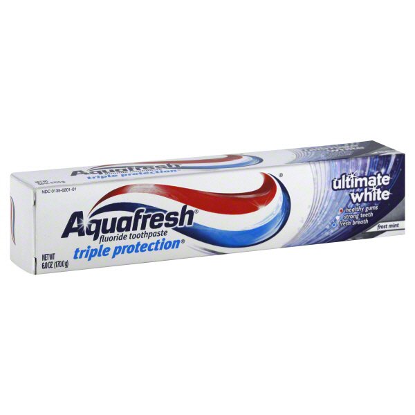 Aquafresh Triple Protection Ultimate White Fresh Mint Fluoride ...