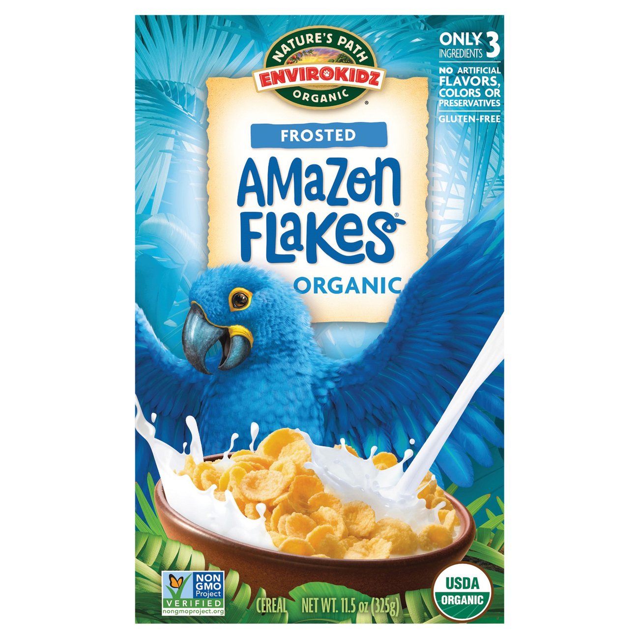 Nature's Path EnviroKidz Amazon Frosted Flakes Cereal, 11.5 oz ...