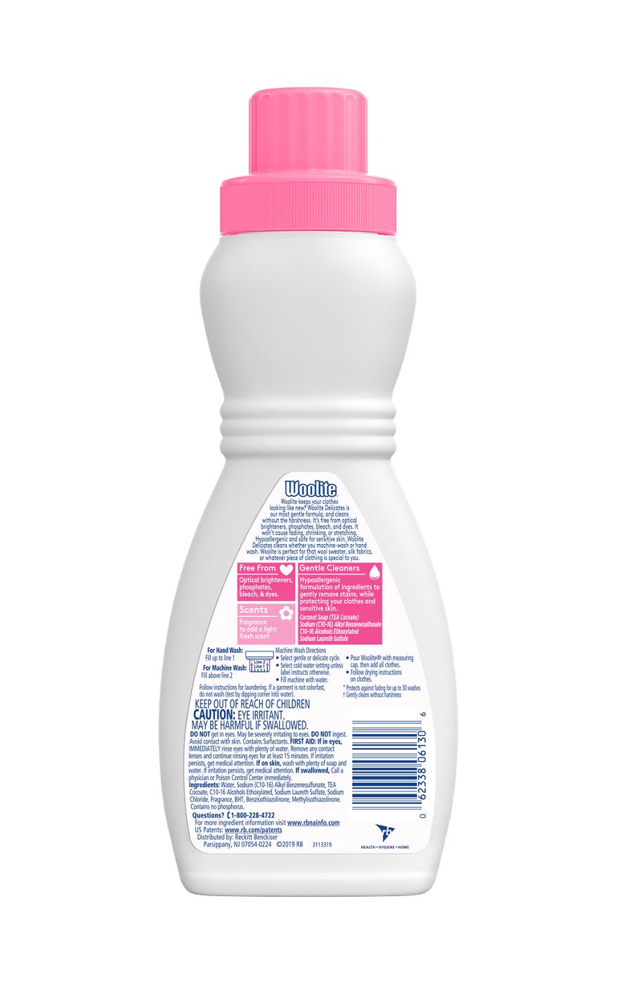 Woolite Delicates Hypoallergenic Liquid Laundry Detergent, 8 Loads ...