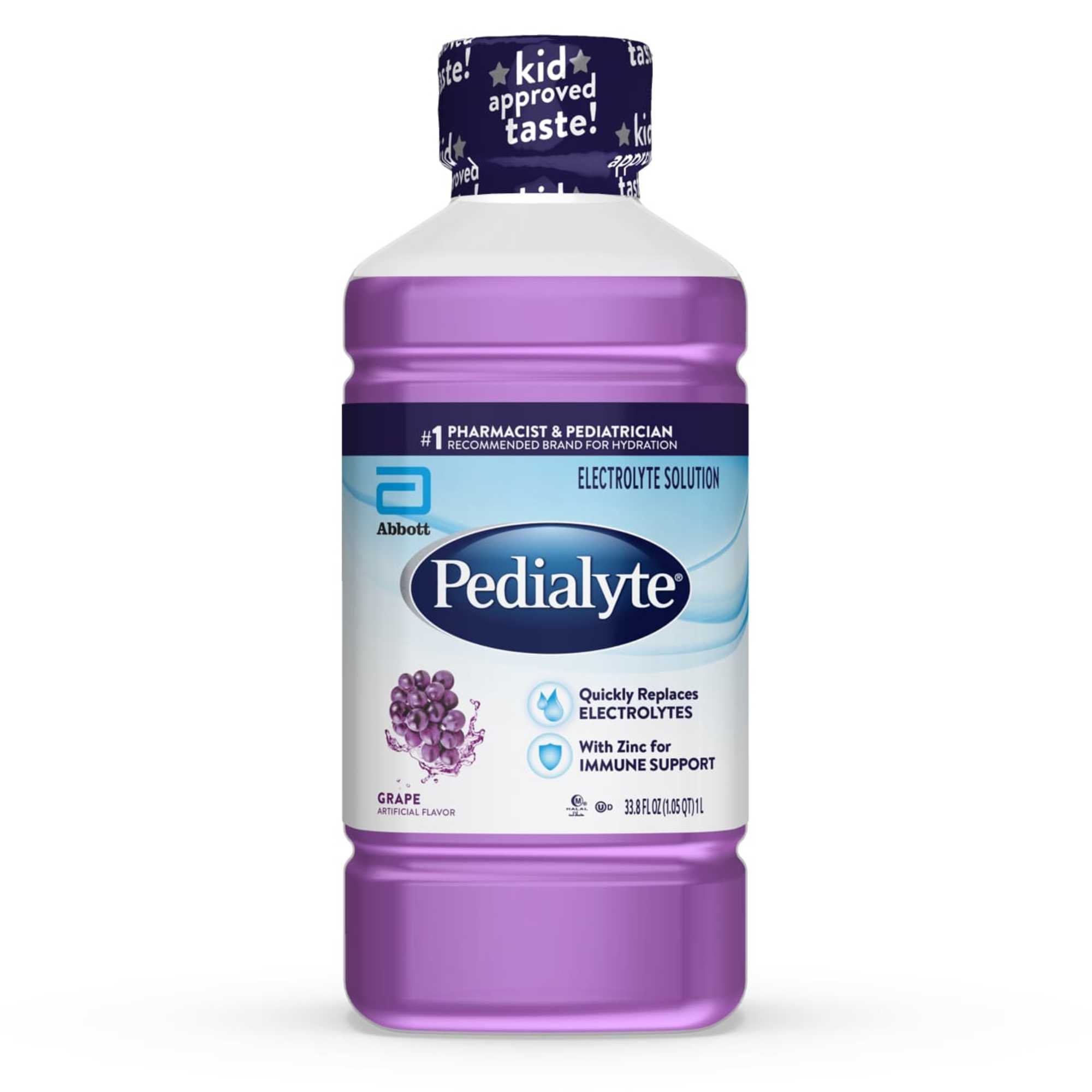 Pedialyte Electrolyte Solution - Grape - Shop Electrolytes & shakes at ...