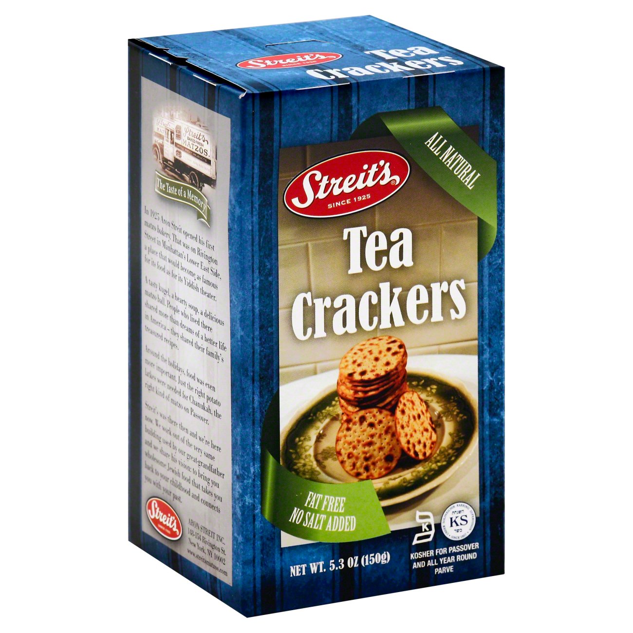 Streit's International Selection Matzo Tea Crackers - Shop Crackers ...