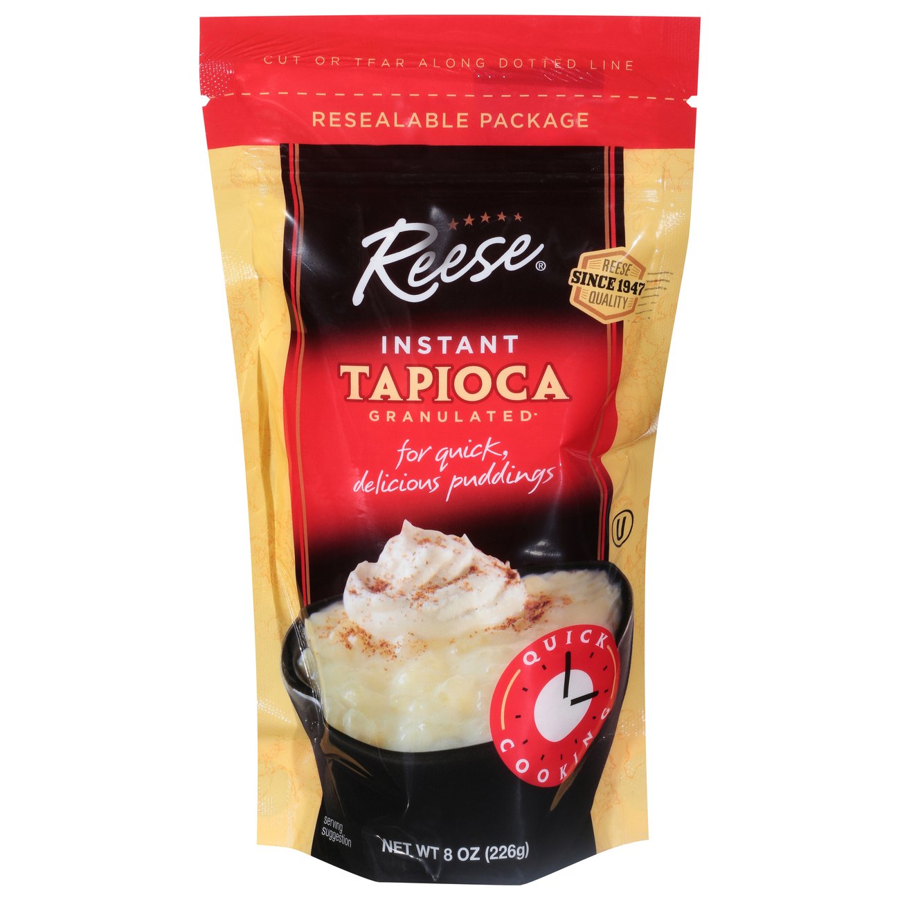 Reese Instant Granulated Tapioca - Shop Pudding & gelatin mix at H-E-B
