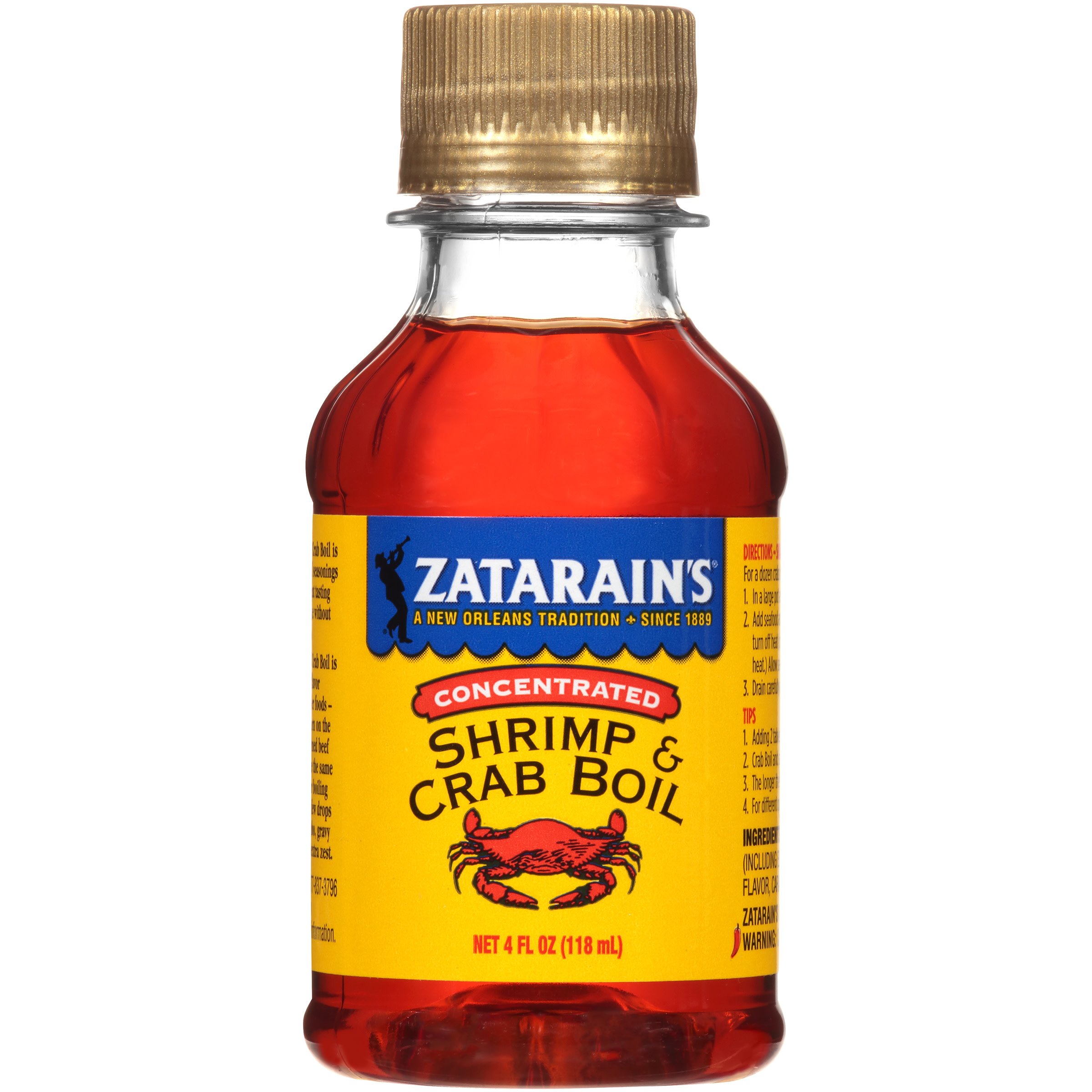 Zatarain's Concentrated Shrimp & Crab Boil, 4 oz | Low Prices & Quality ...