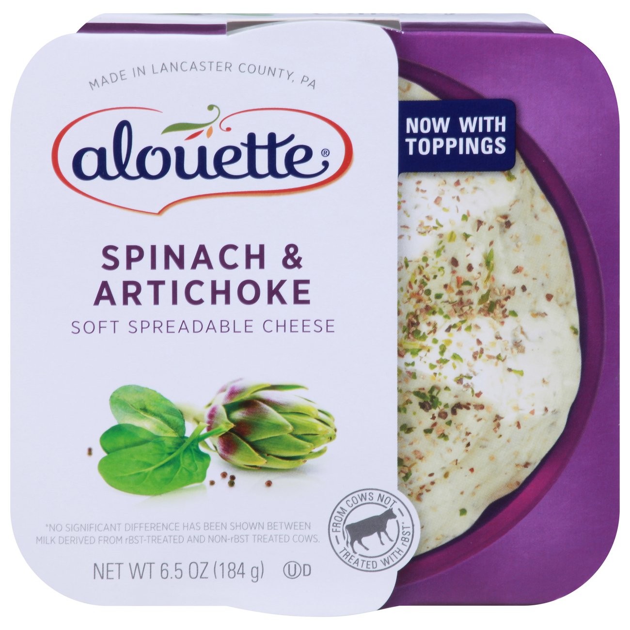 Alouette Soft Spreadable Cheese - Spinach & Artichoke - Shop Cheese at ...