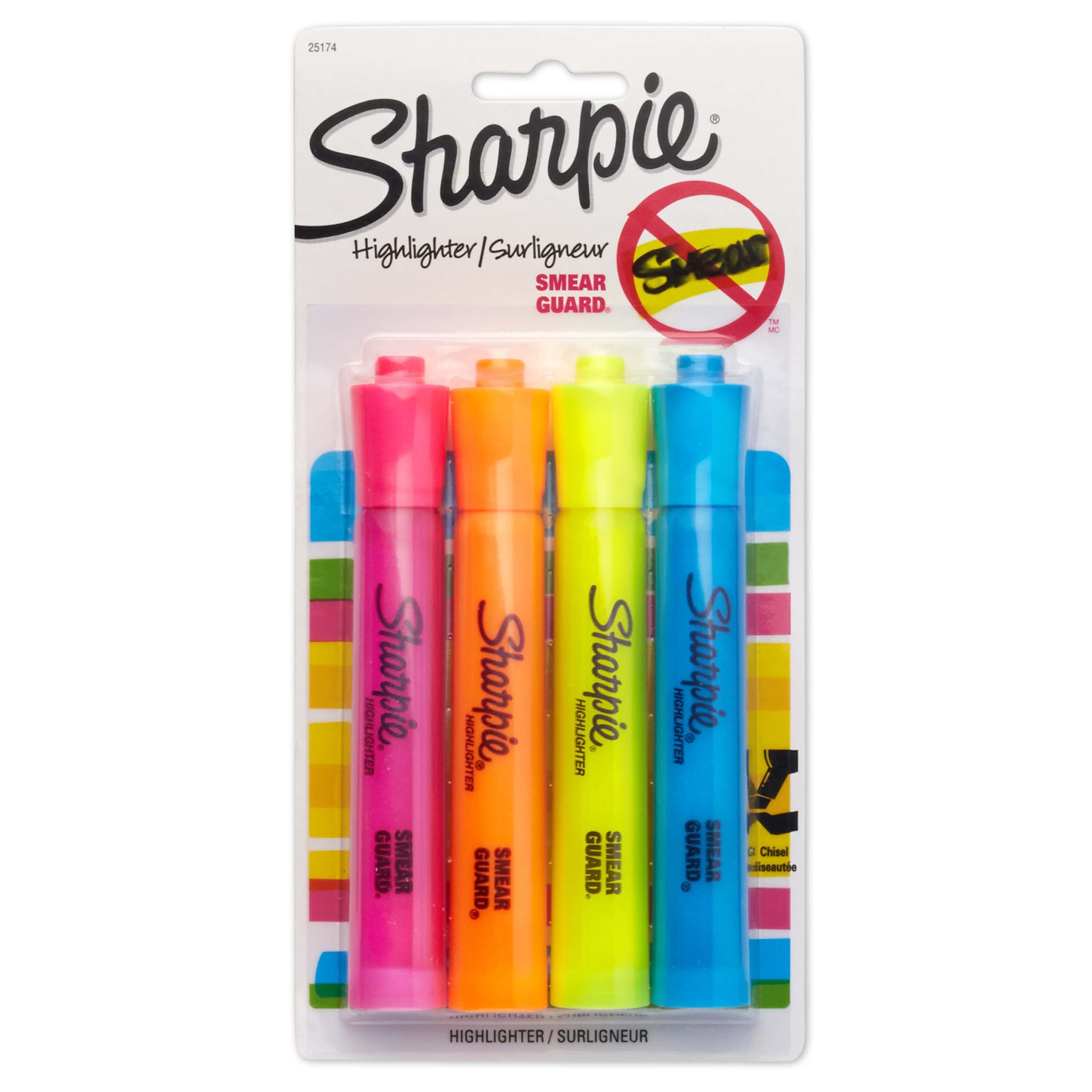 Sharpie Chisel Tip Tank Highlighters - Assorted Ink - Shop Highlighters ...