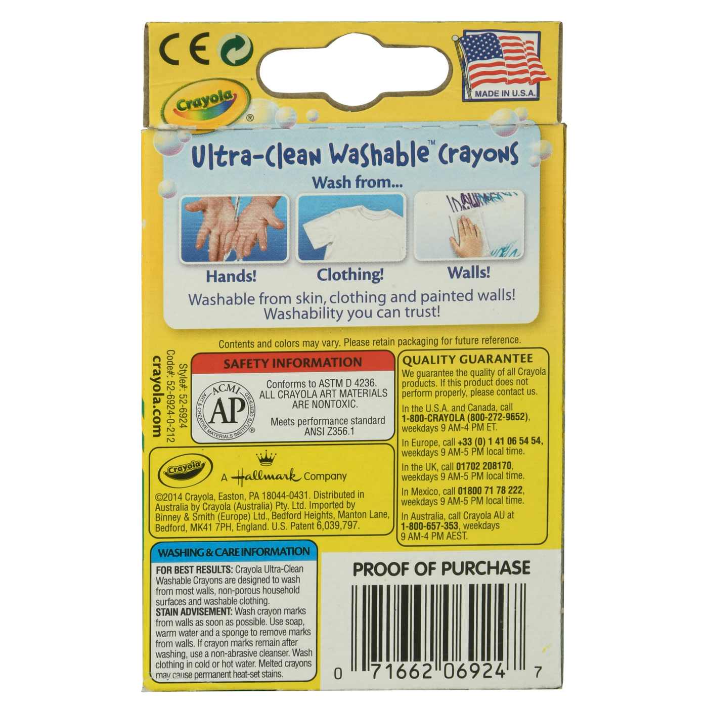 Crayola Ultra-Clean Washable Crayons - Shop Crayons at H-E-B