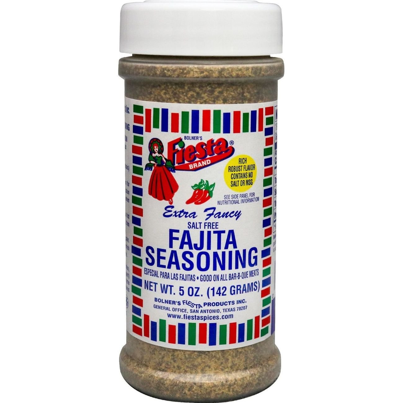 Bolner's Fiesta Salt Free Fajita Seasoning, 5 oz | Central Market ...
