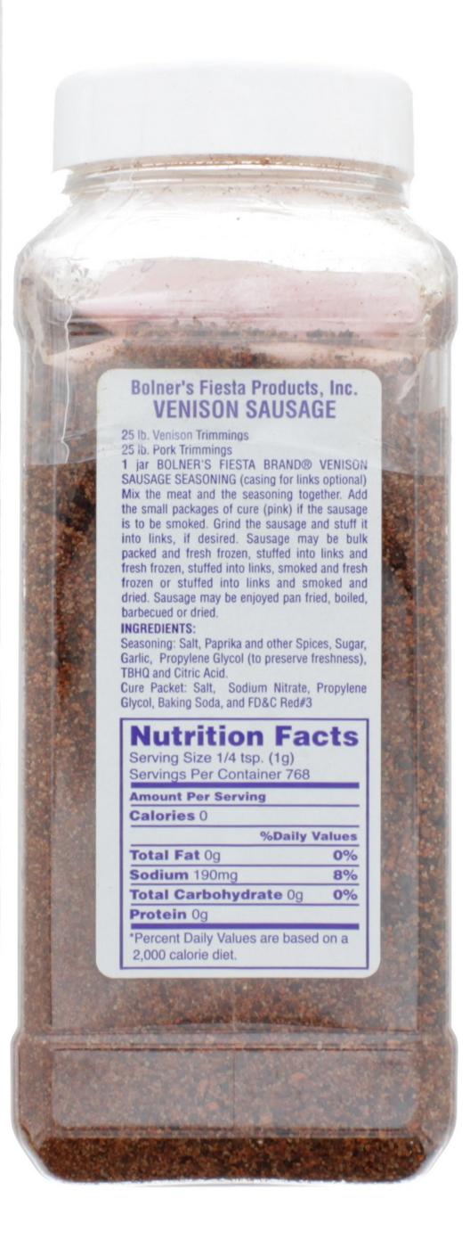 Bolner's Fiesta Venison Sausage Seasoning - Shop Spice mixes at H-E-B