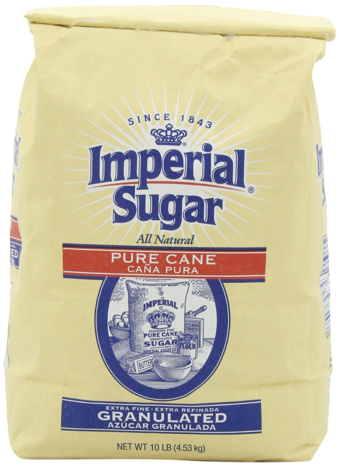 Imperial Sugar Pure Cane Extra Fine Granulated Sugar - Shop Sugar at H-E-B