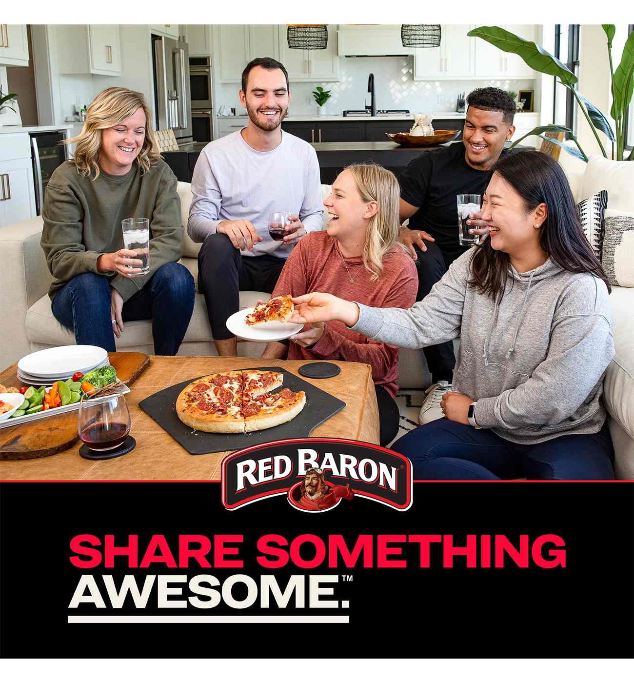 Red Baron Supreme Deep Dish Personal Frozen Pizza - Shop Pizza at H-E-B