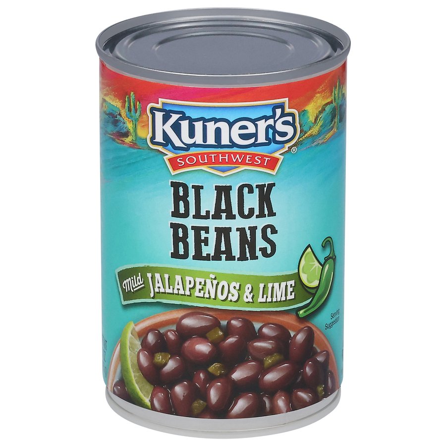 Kuner's Jalapeno Black Beans with Lime Juice - Shop Beans & legumes at ...