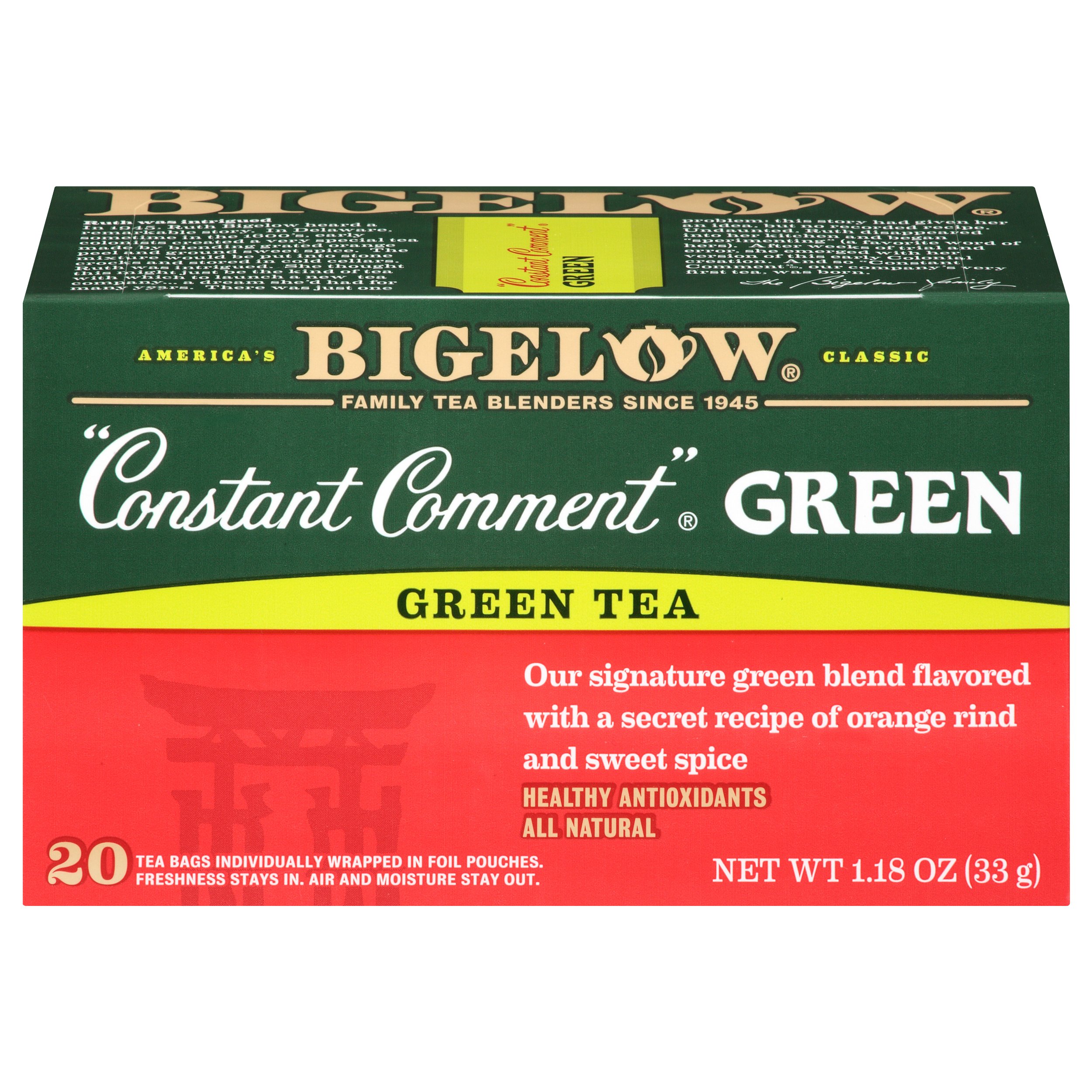 Bigelow Constant Comment Green Tea Bags - Shop Tea at H-E-B