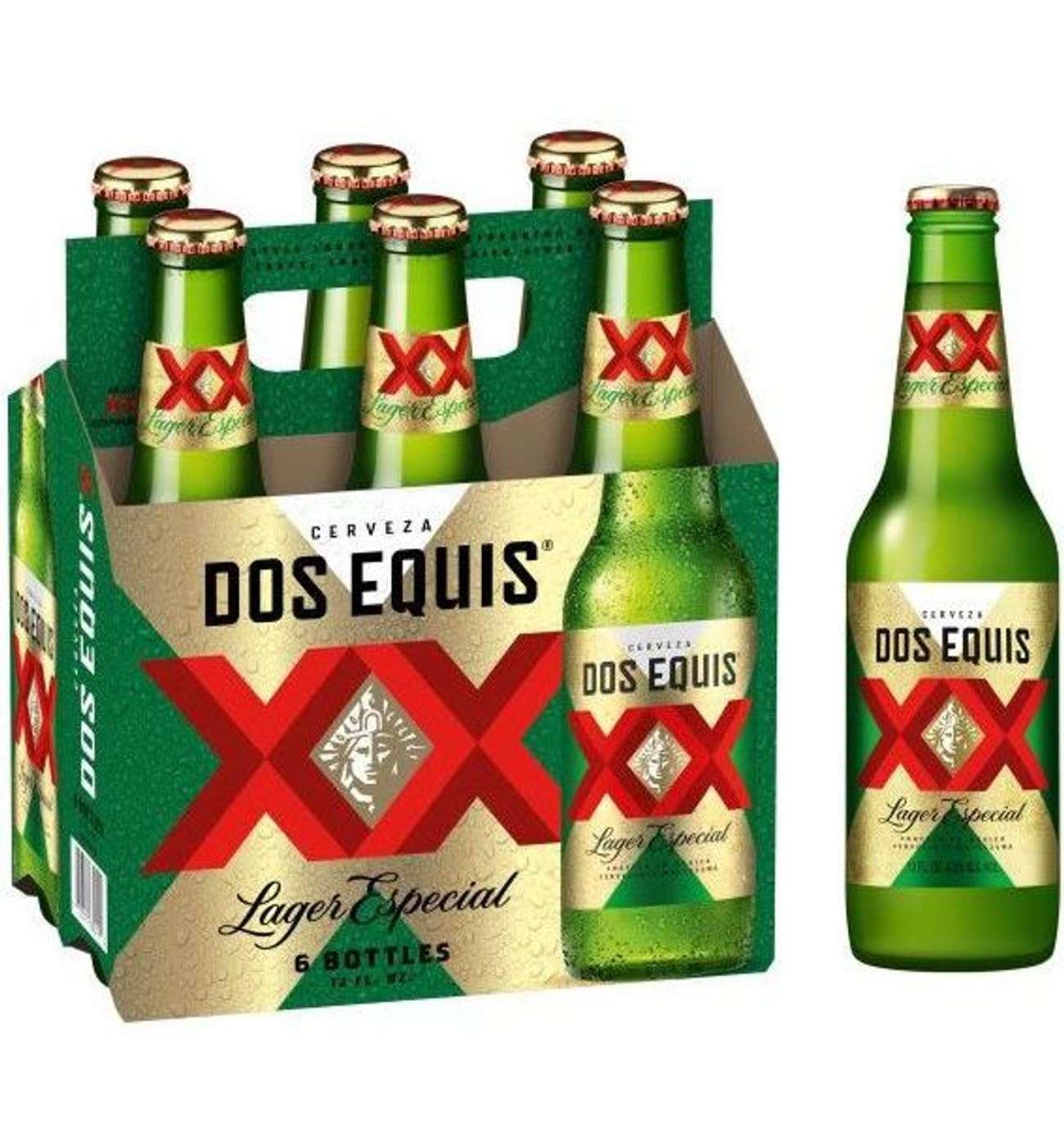 Dos Equis Lager Especial Beer 6 pk Bottles - Shop Beer at H-E-B