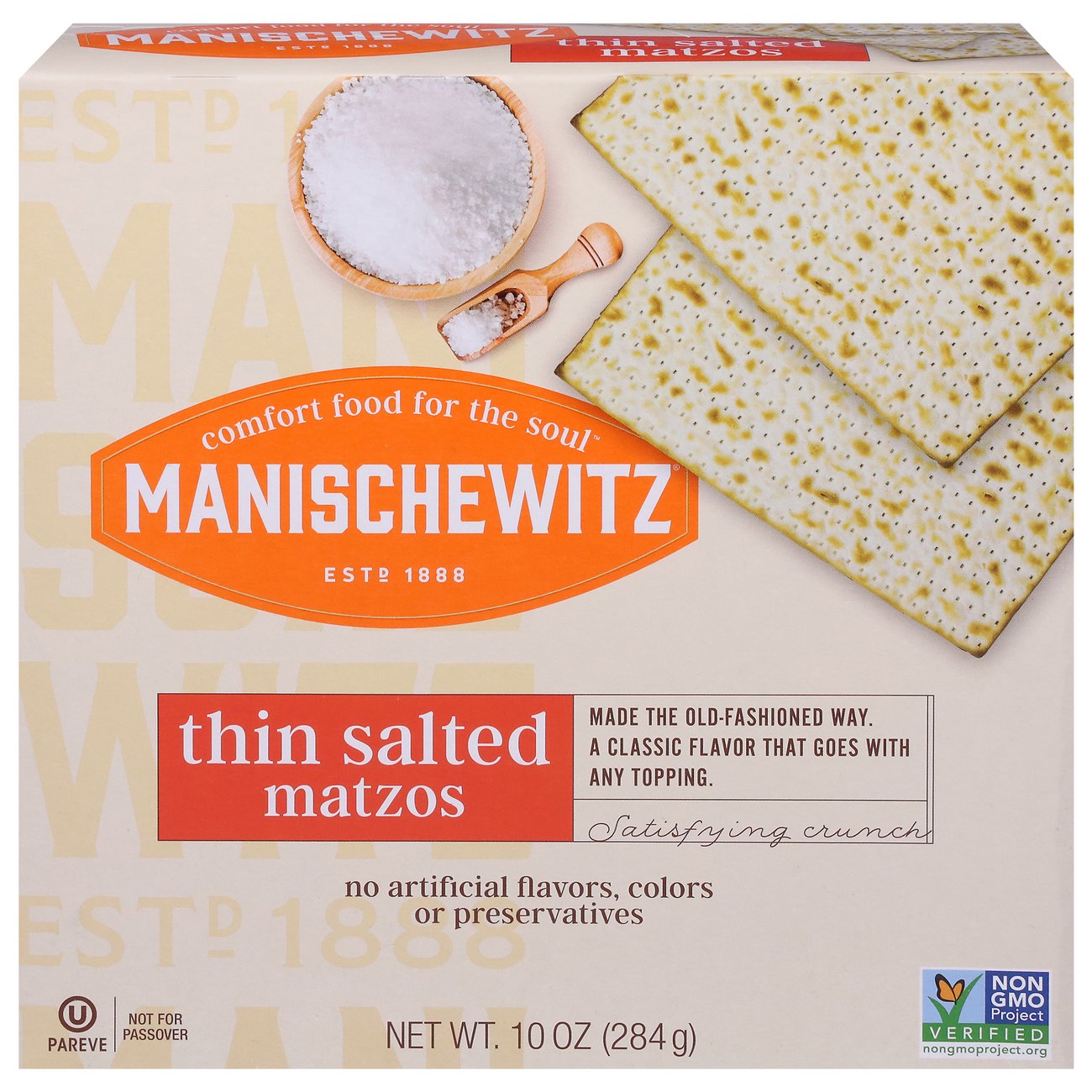 Manischewitz Salted Thin Matzos - Shop Crackers & breadsticks at H-E-B