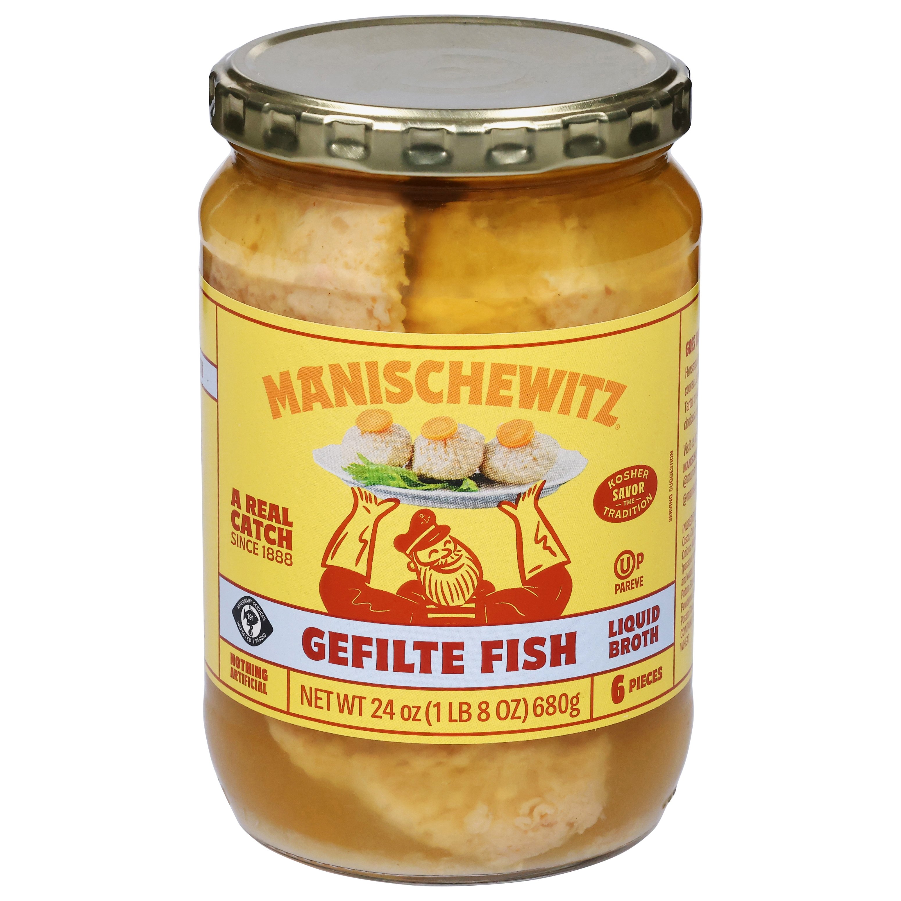 Manischewitz Kosher Gefilte Fish Liquid Broth, 24 oz | Central Market ...