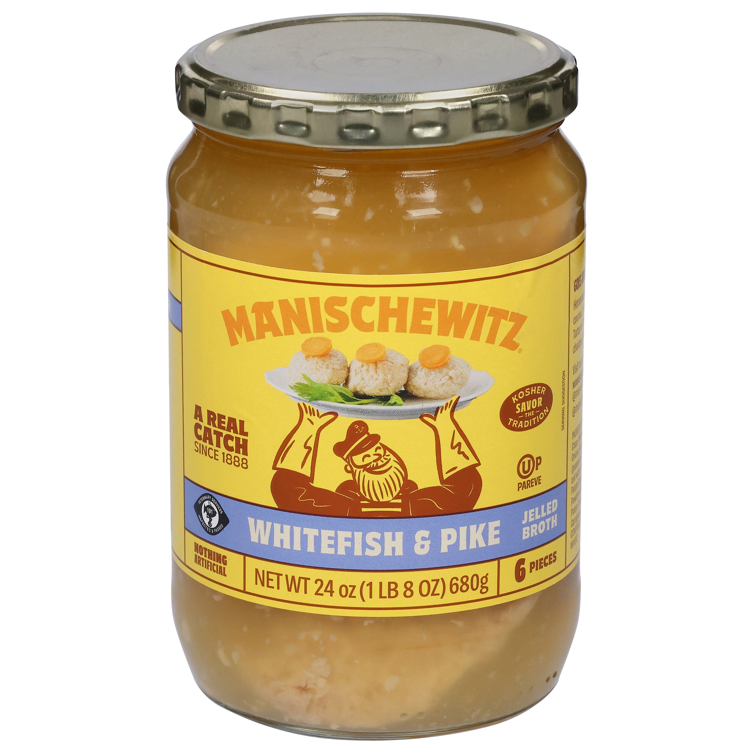 Manischewitz Kosher White Fish & Pike Jelled Broth - Shop Seafood at H-E-B