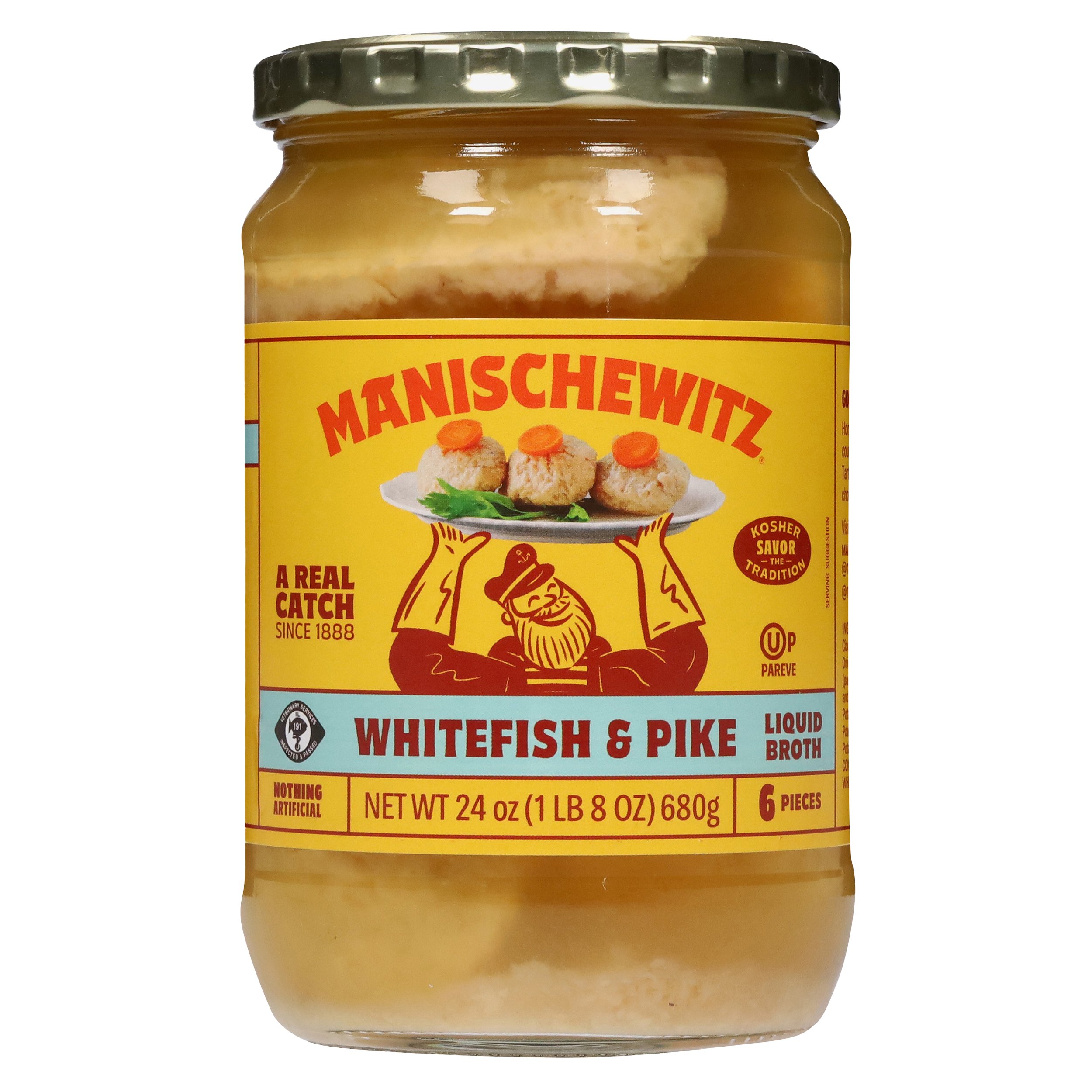 Manischewitz Kosher Whitefish & Pike Liquid Broth - Shop Seafood at H-E-B