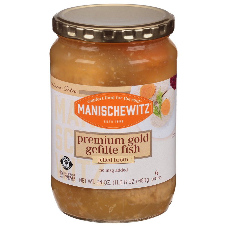 Manischewitz Kosher Gefilte Fish in Jelled Broth - Shop Seafood at H-E-B