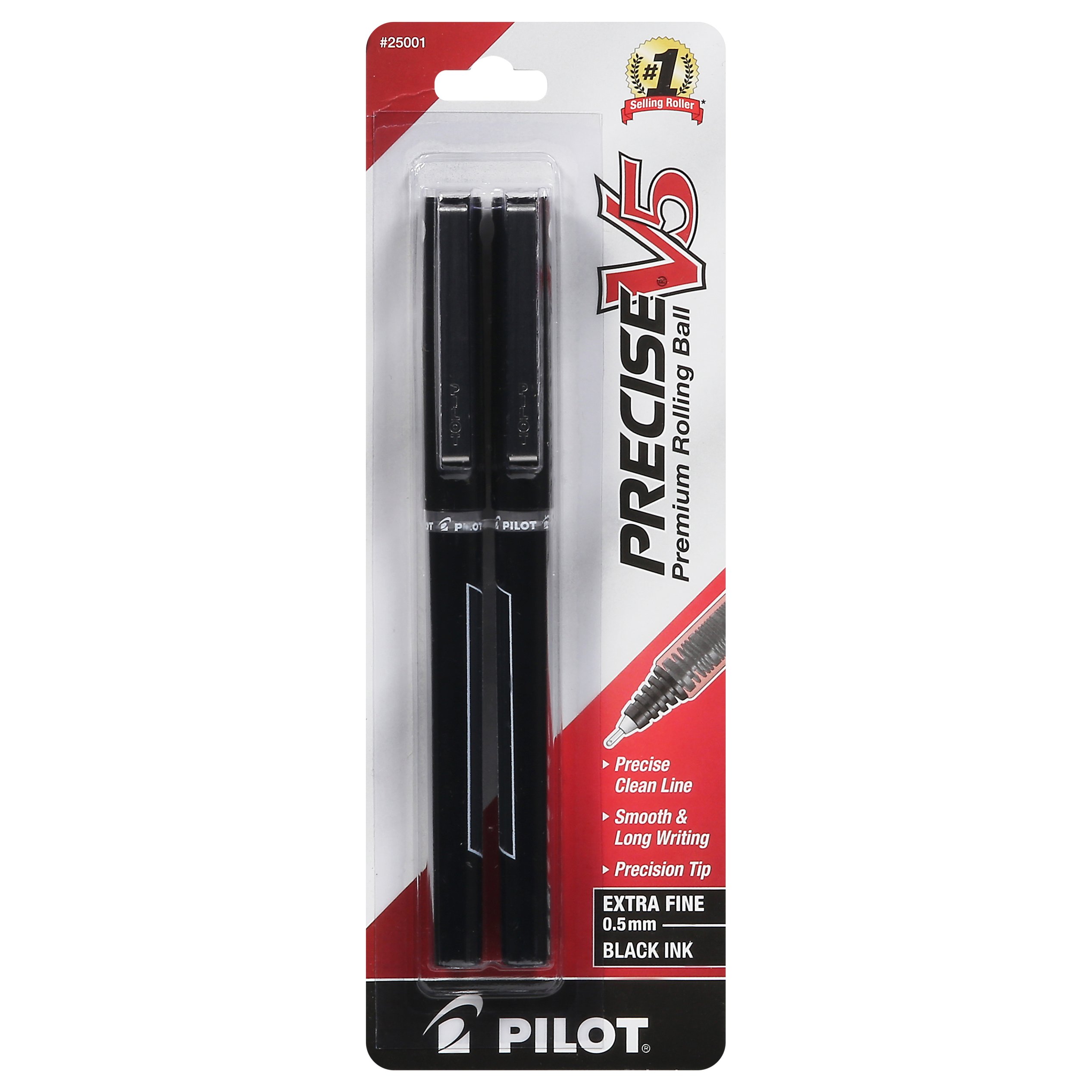 Pilot V5 Precise Black Rolling Ball Pen - Shop Pens at H-E-B
