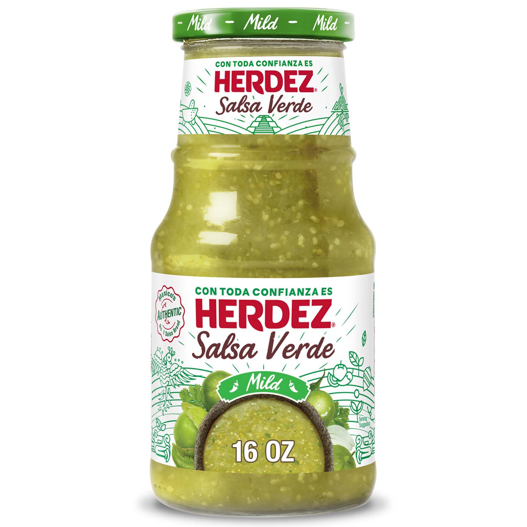Herdez Mild Salsa Verde - Shop Salsa & dip at H-E-B