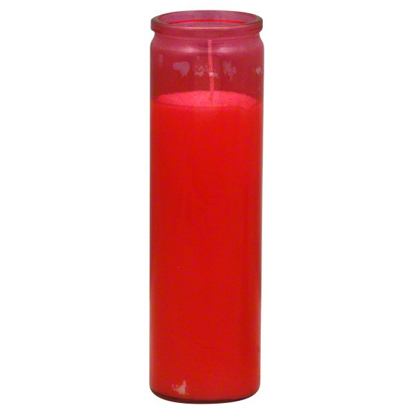 Brilux Clear Glass Candle - Red - Shop Candles at H-E-B