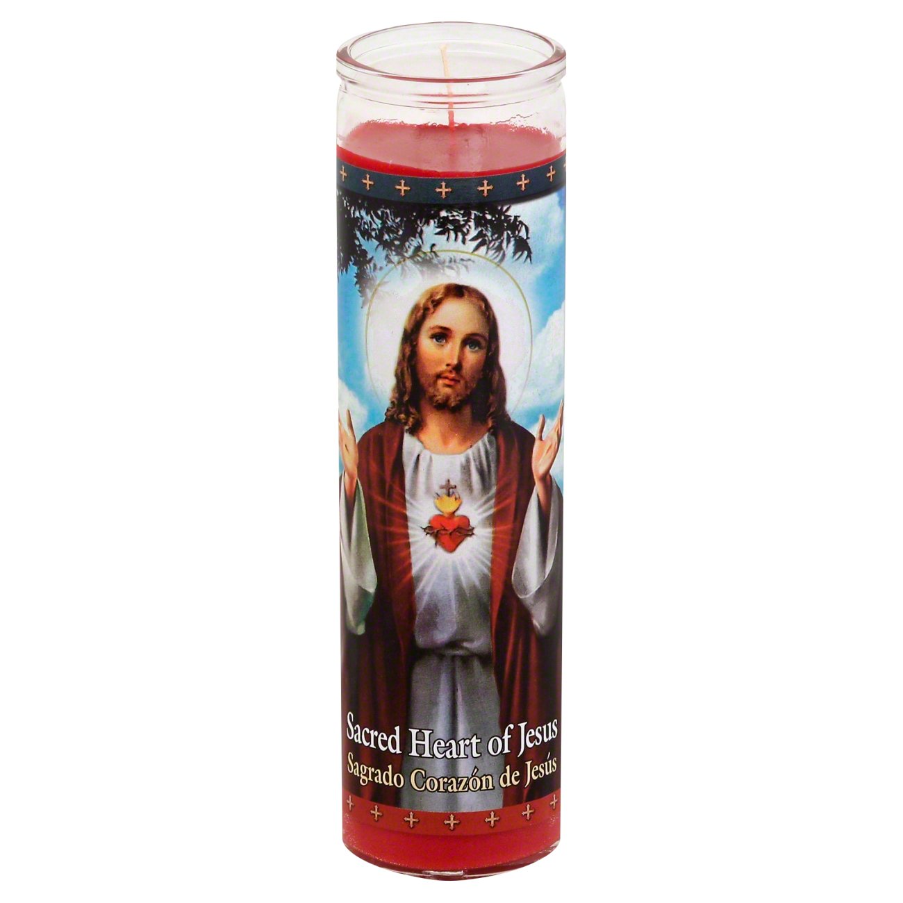 Reed Candle Sacred Heart of Jesus Religious Candle – Red Wax - Shop Air ...