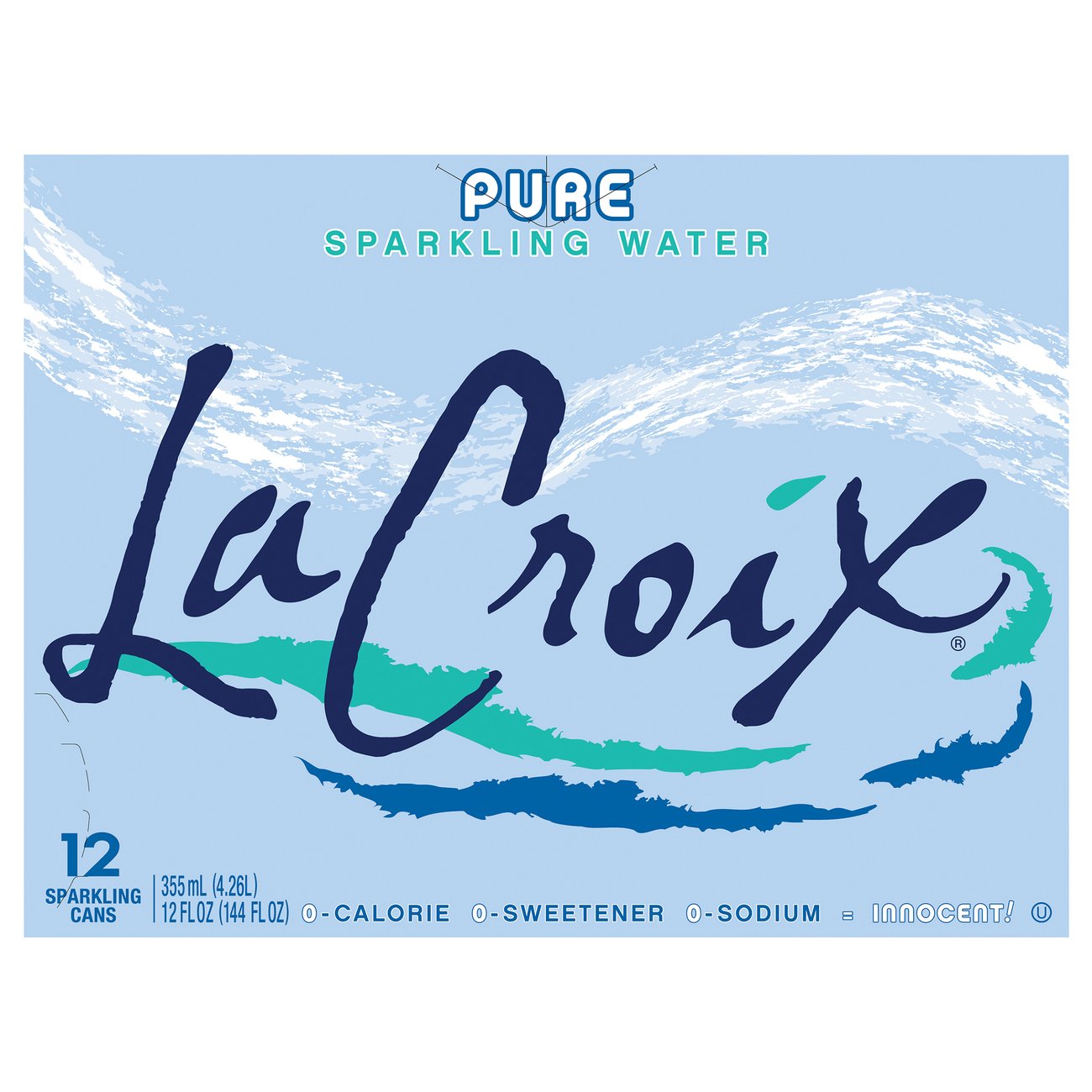 LaCroix Pure Sparkling Water 12 oz Cans - Shop Water at H-E-B