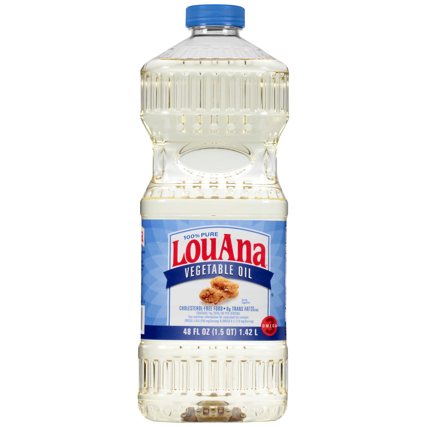 LouAna Pure Vegetable Oil - Shop Oils at H-E-B