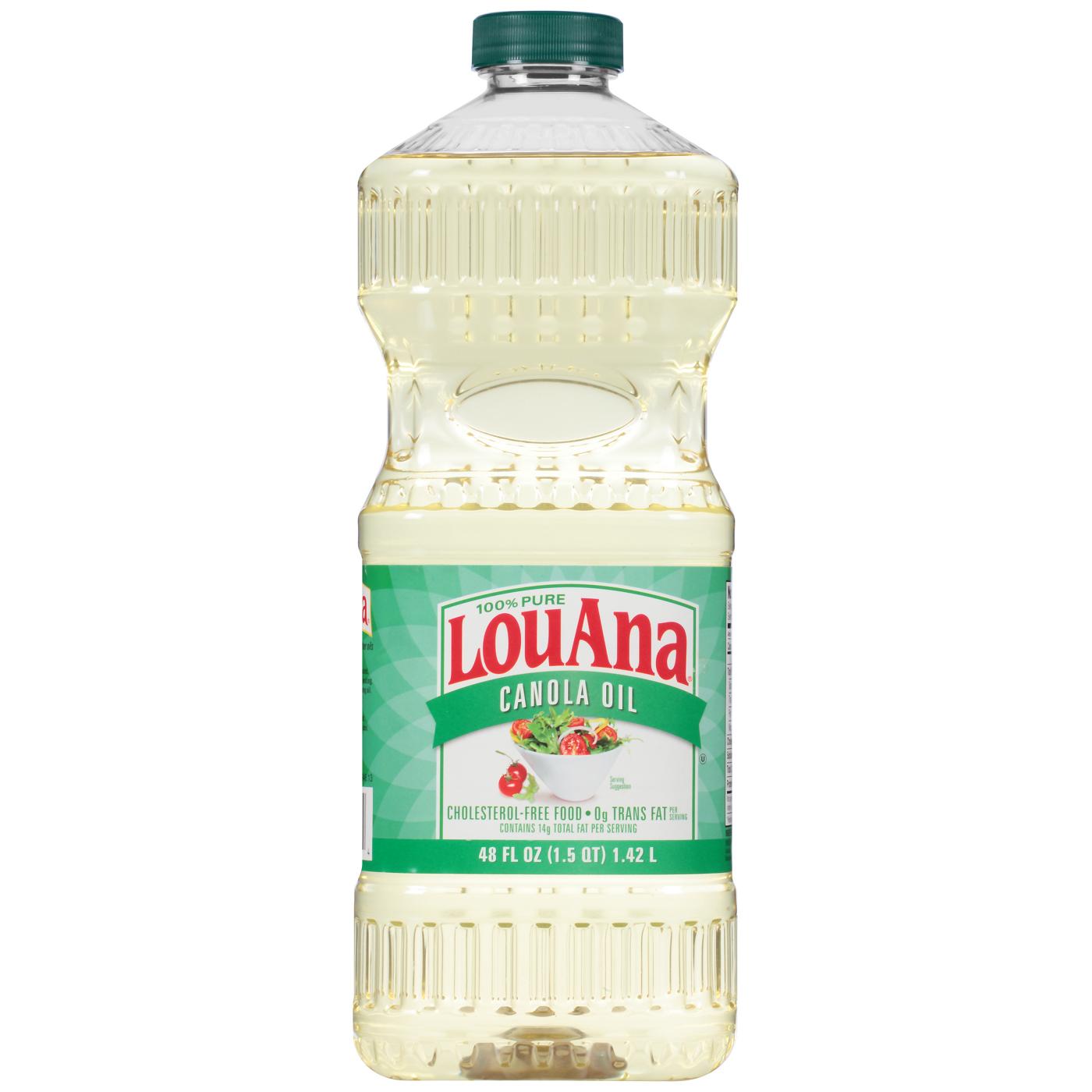 LouAna Pure Canola Oil - Shop Oils at H-E-B