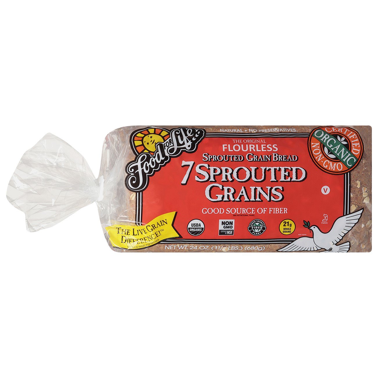 Food For Life 7 Sprouted Grains Bread - Shop Loaves at H-E-B