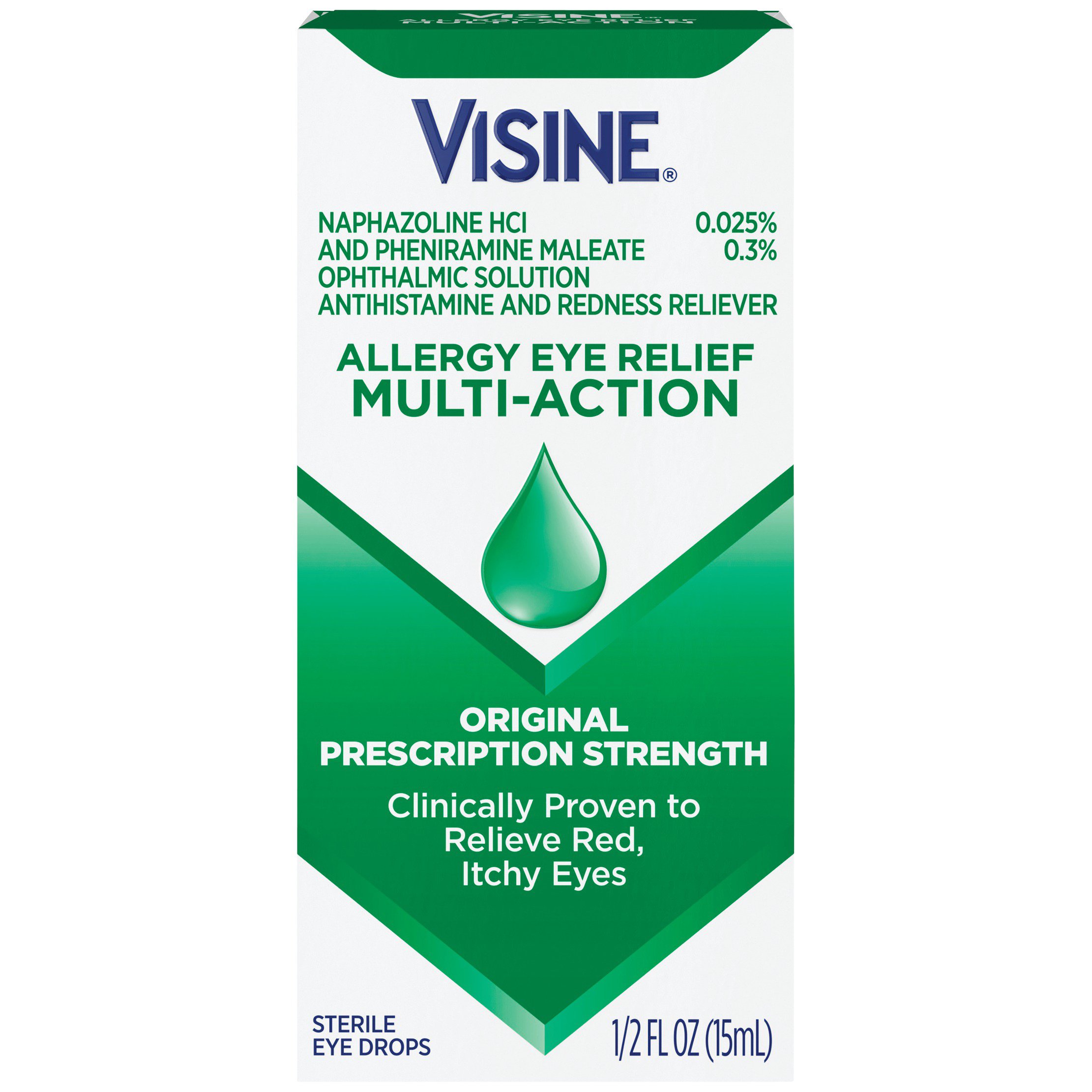 Visine Allergy Eye Relief Antihistamine Drops - Shop Eye drops ...