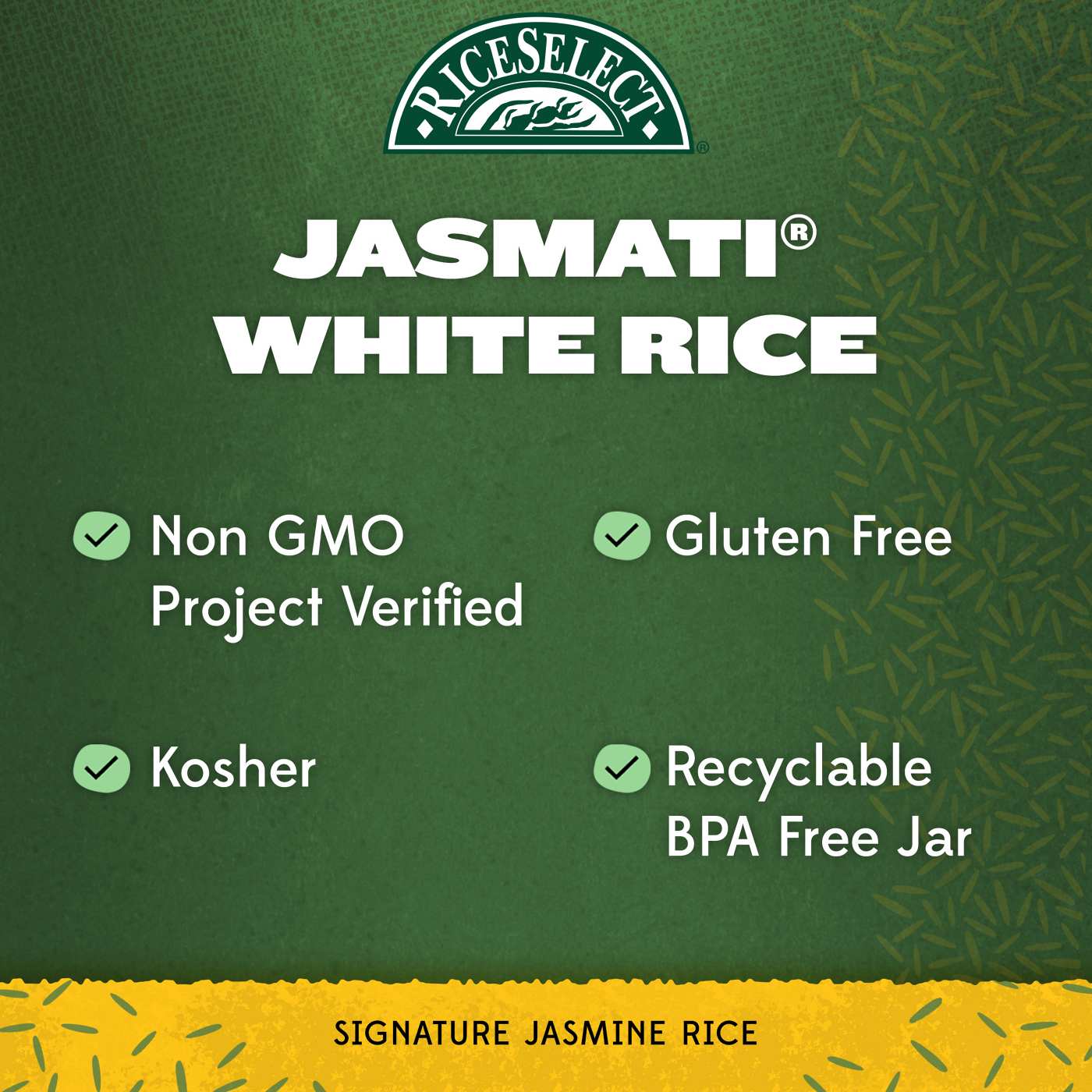 RiceSelect Jasmati Long Grain Jasmine Rice - Shop Rice & grains at H-E-B