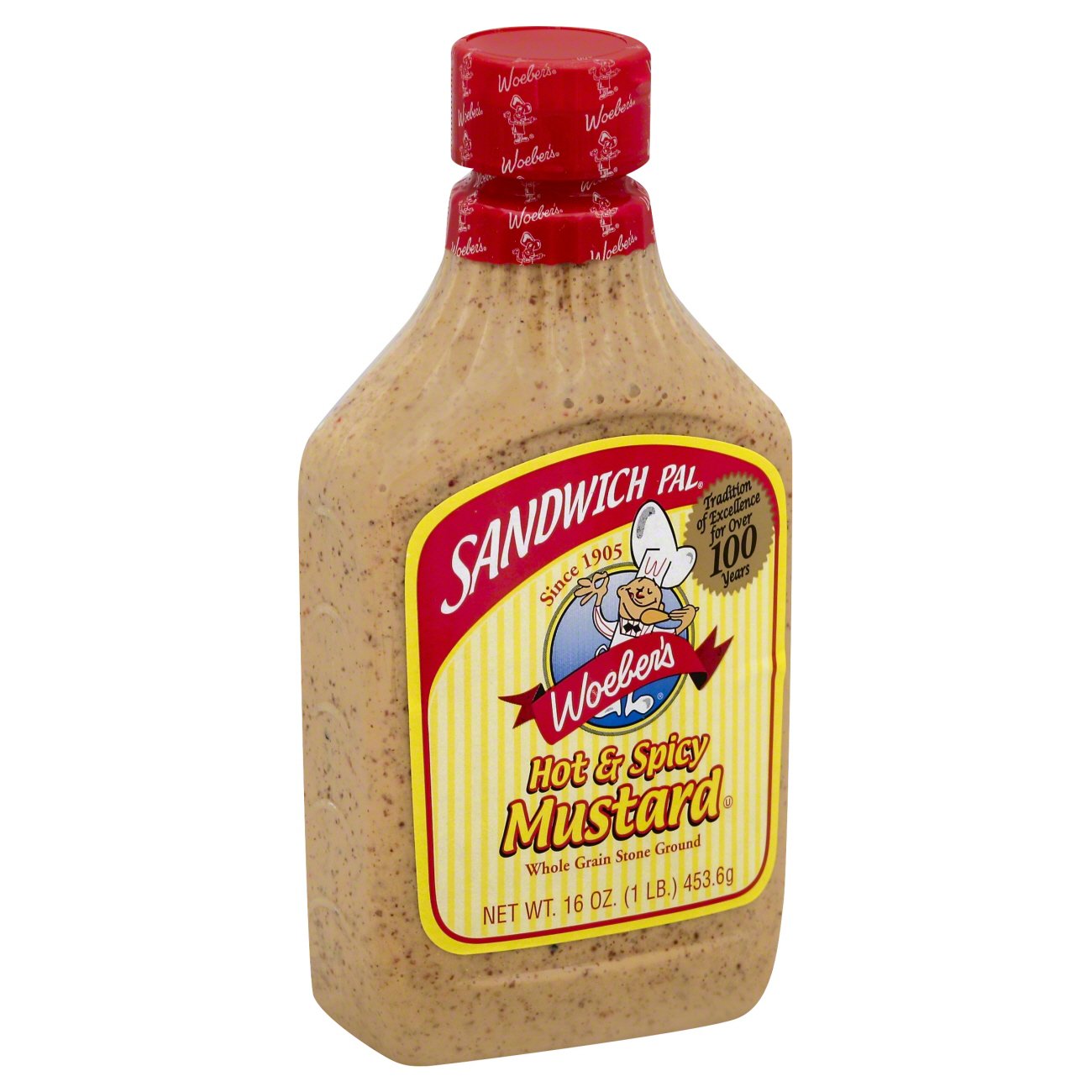 Woeber's Sandwich Pal Hot and Spicy Mustard - Shop Mustard at H-E-B