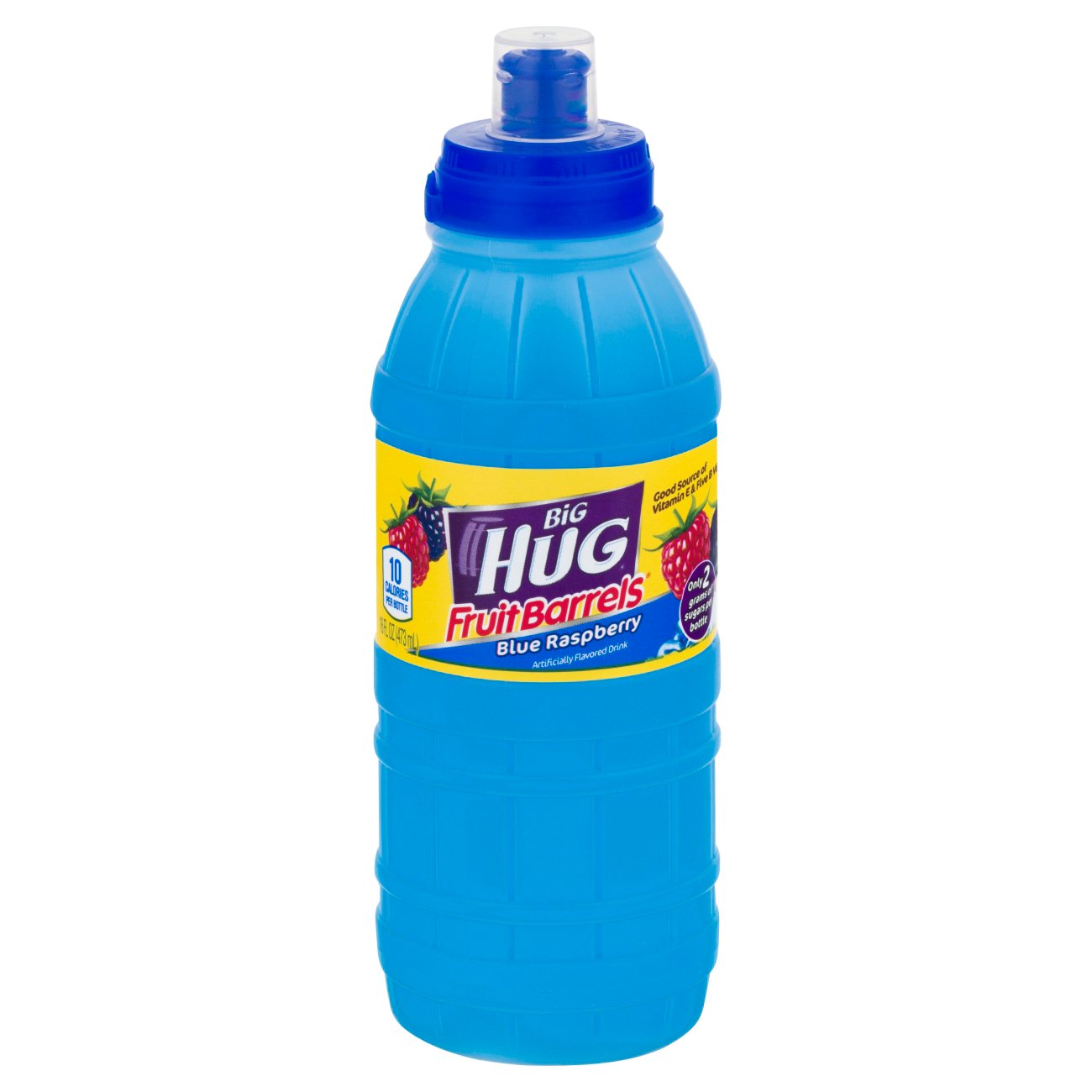 Big Hug Blue Raspberry Drink Sports Cap Bottle - Shop Juice at H-E-B
