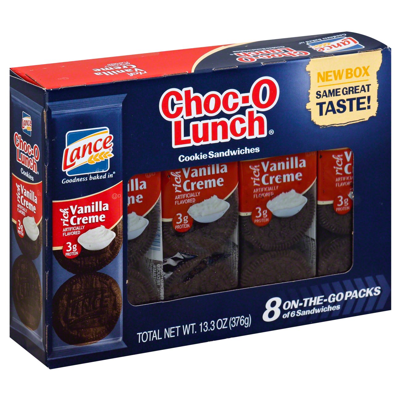 Lance Rich Vanilla Creme Choc-O-Lunch Cookies - Shop Snacks & Candy at ...