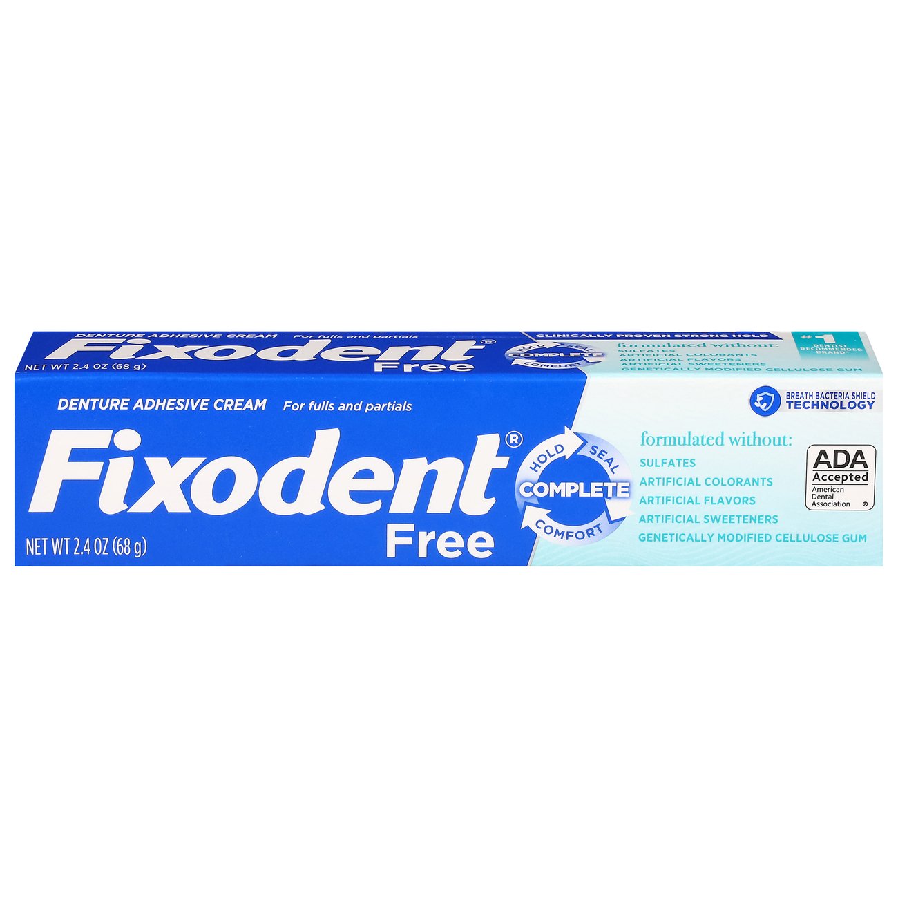 Fixodent Free Denture Adhesive Cream - Shop Denture care at H-E-B